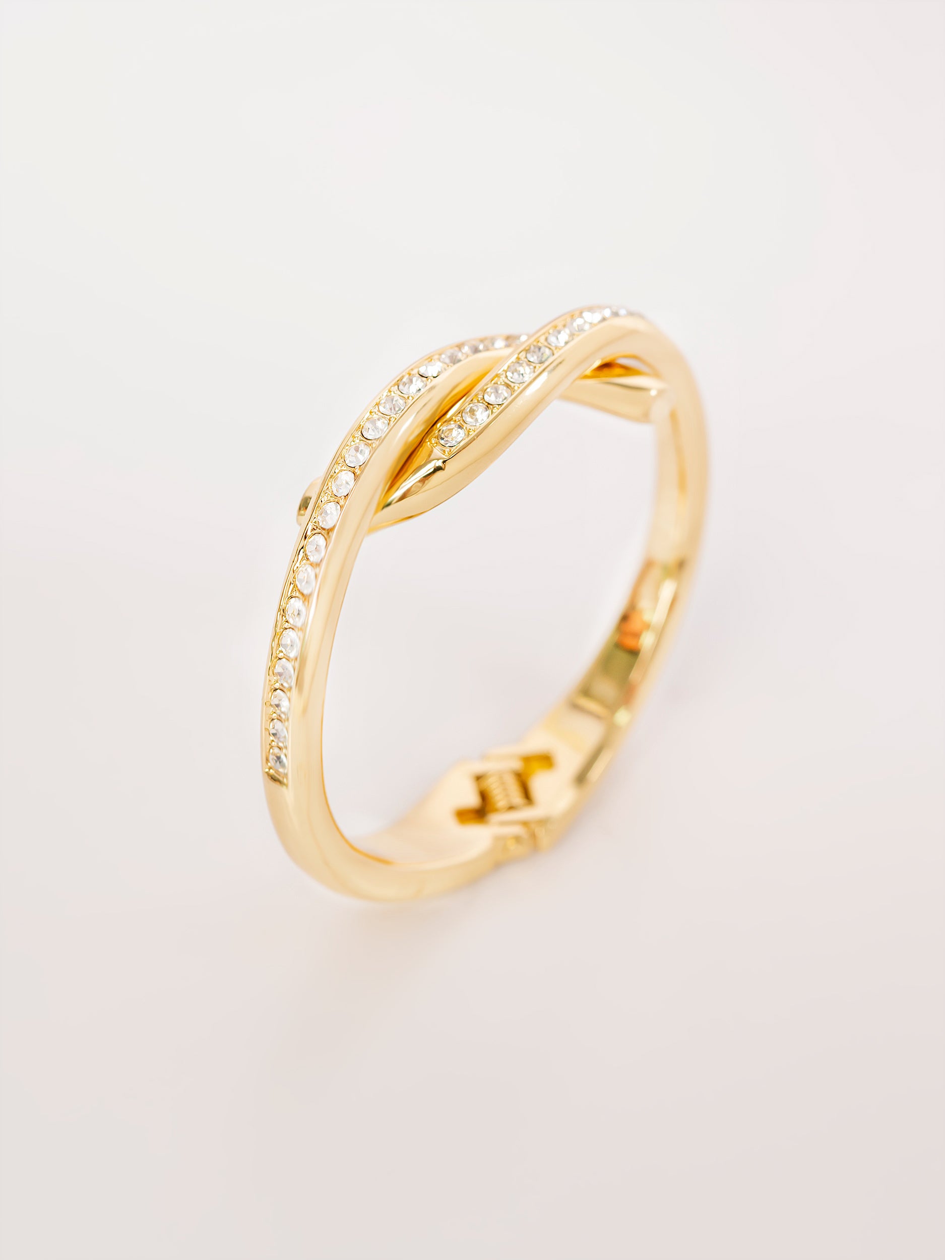 Embellished Twist Bangle Bracelet – Limelightpk