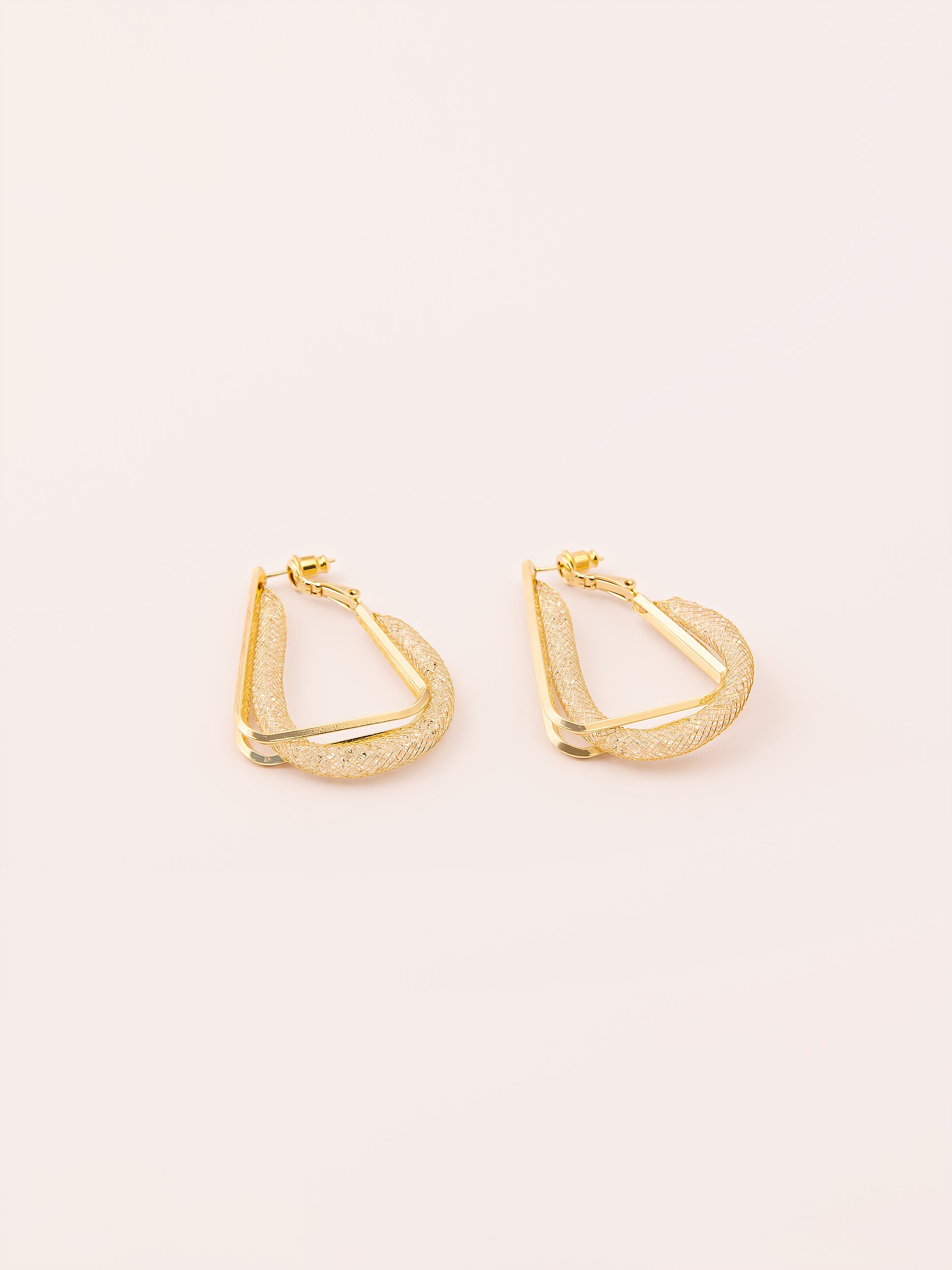 Triangle Hoop Earrings – Limelightpk