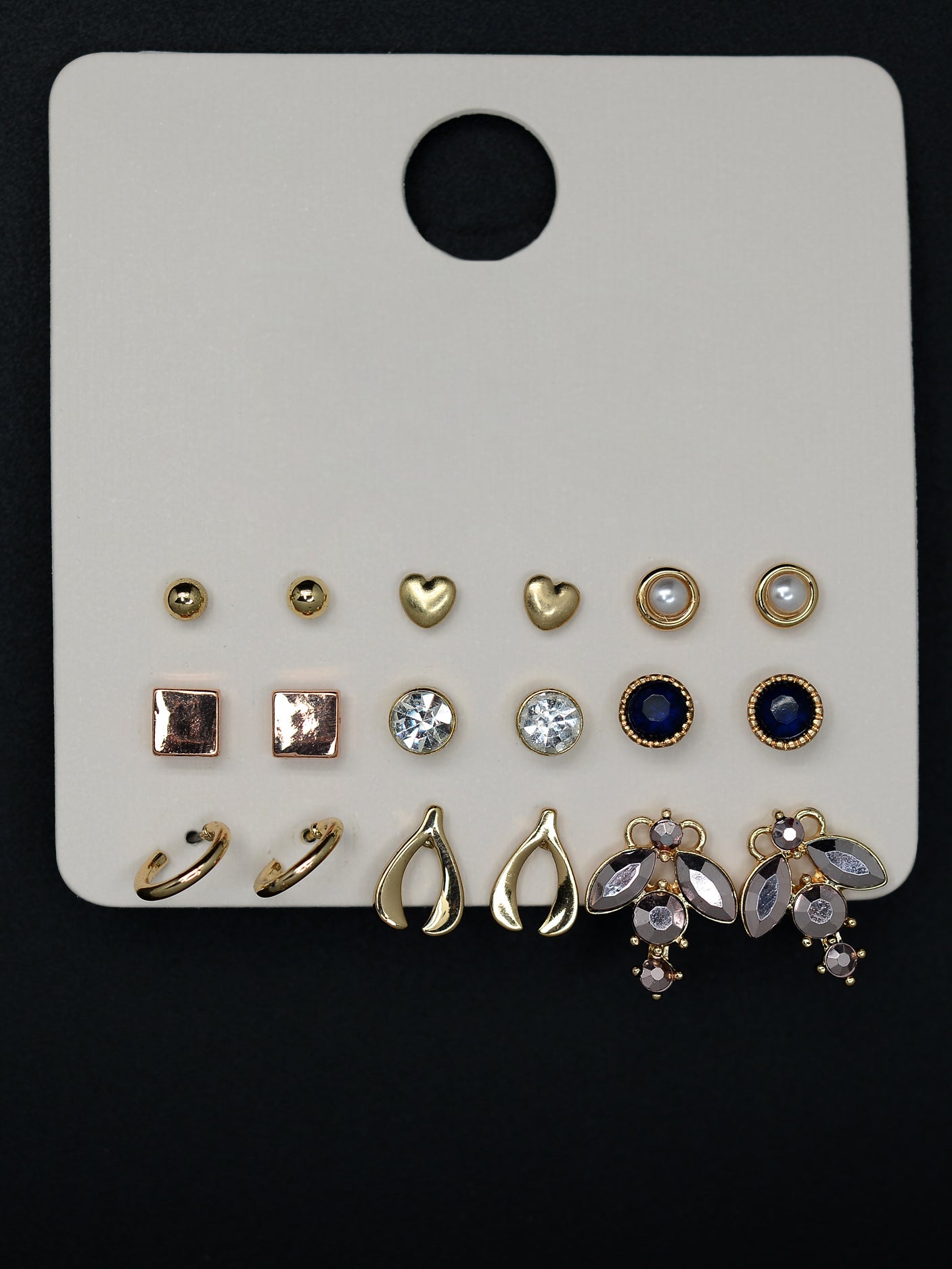 Diamante and Pearl Studs Pack – Limelightpk