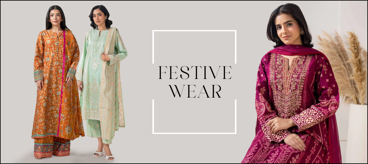 Traditional Pakistani Women's Formal Festive Collection – Limelightpk