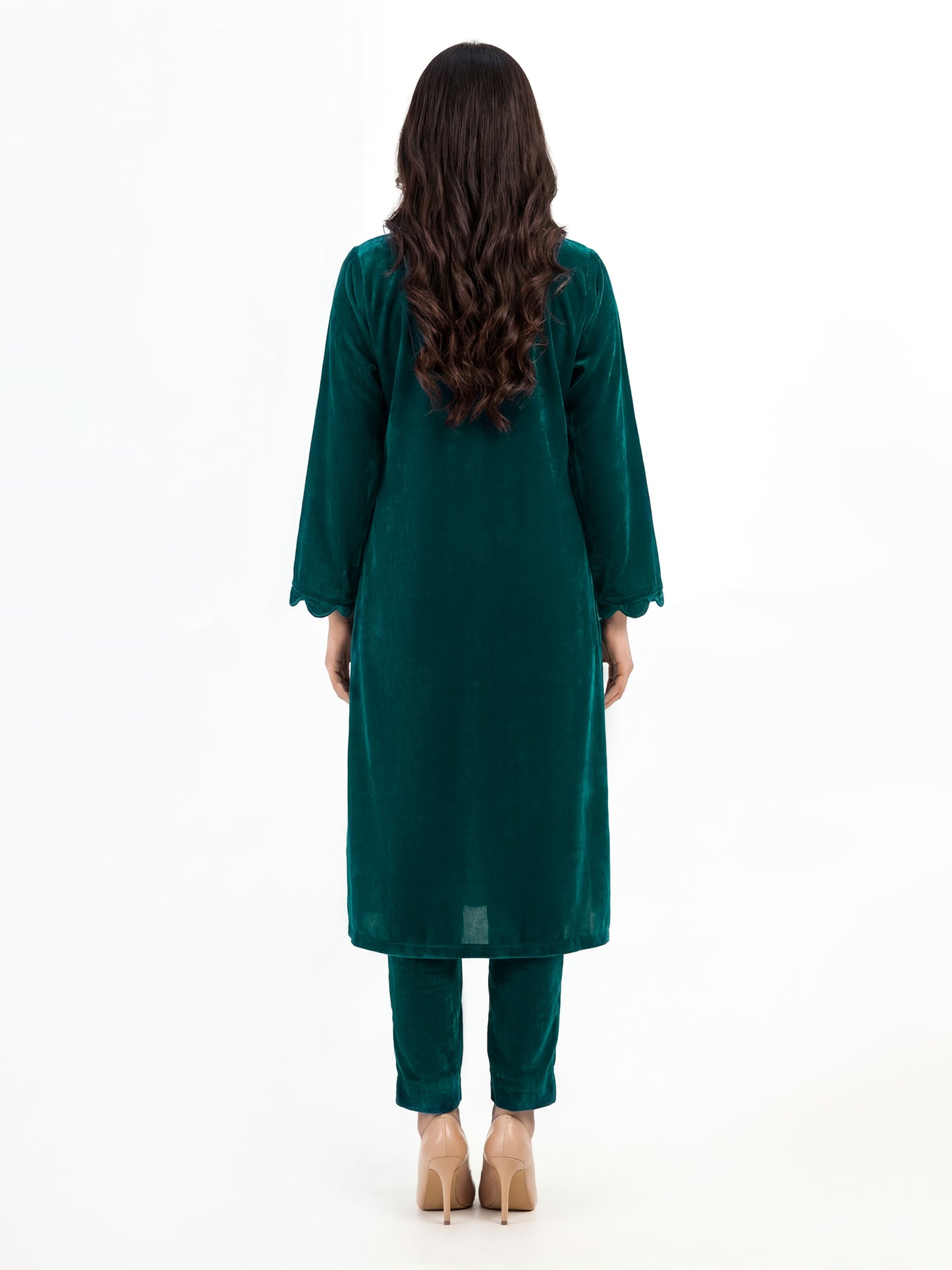 2 Piece Velvet Suit (Pret) – Limelightpk
