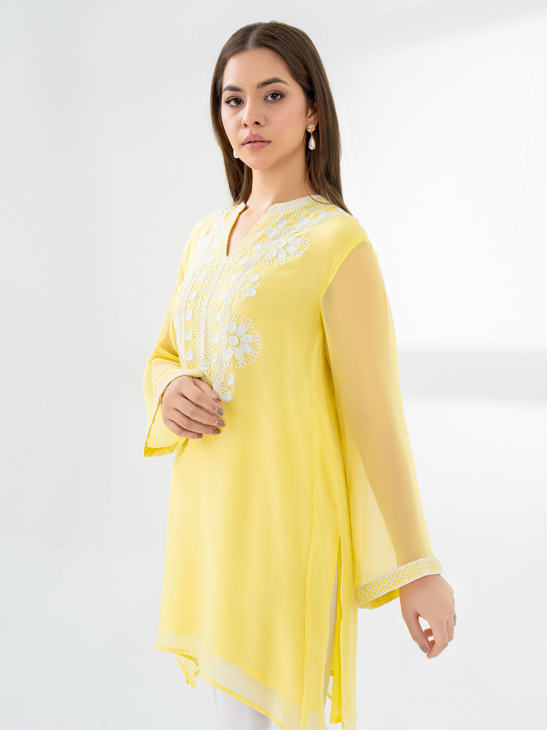 Embroidered Short Kurti – Limelightpk