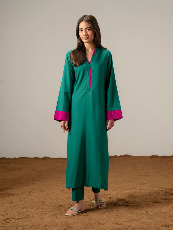 2 Piece Viscose Suit-Dyed (Pret) – Limelightpk