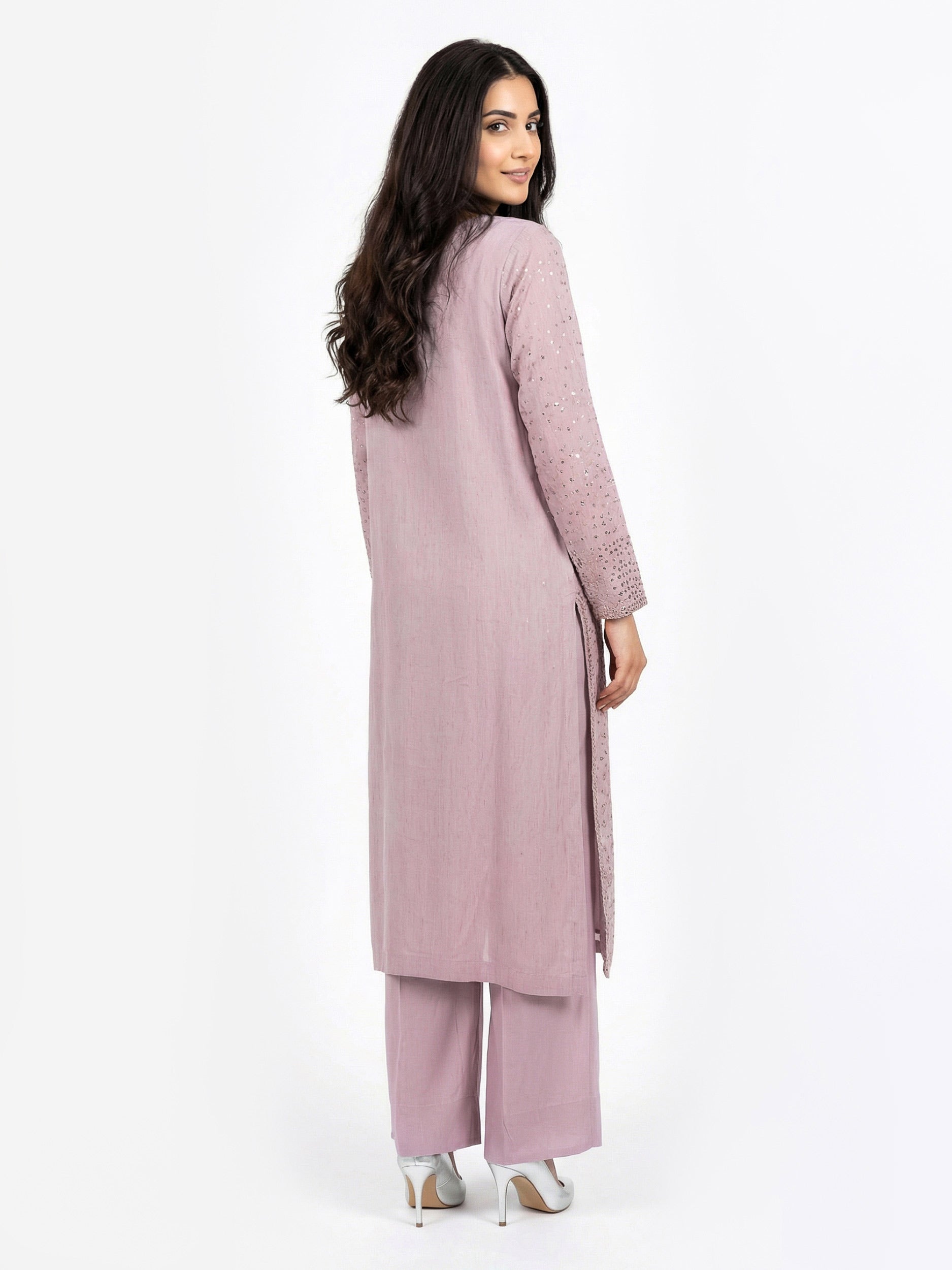 2 Piece Glitter Lawn- Embroidered (Pret) – Limelightpk