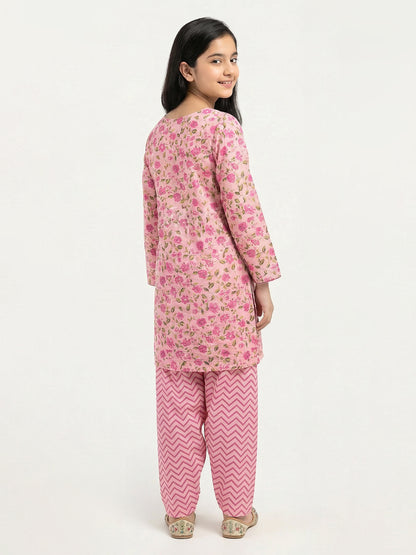 2 Piece Slub Khaddar Suit (Pret) A3441ST-809-489 – Limelightpk