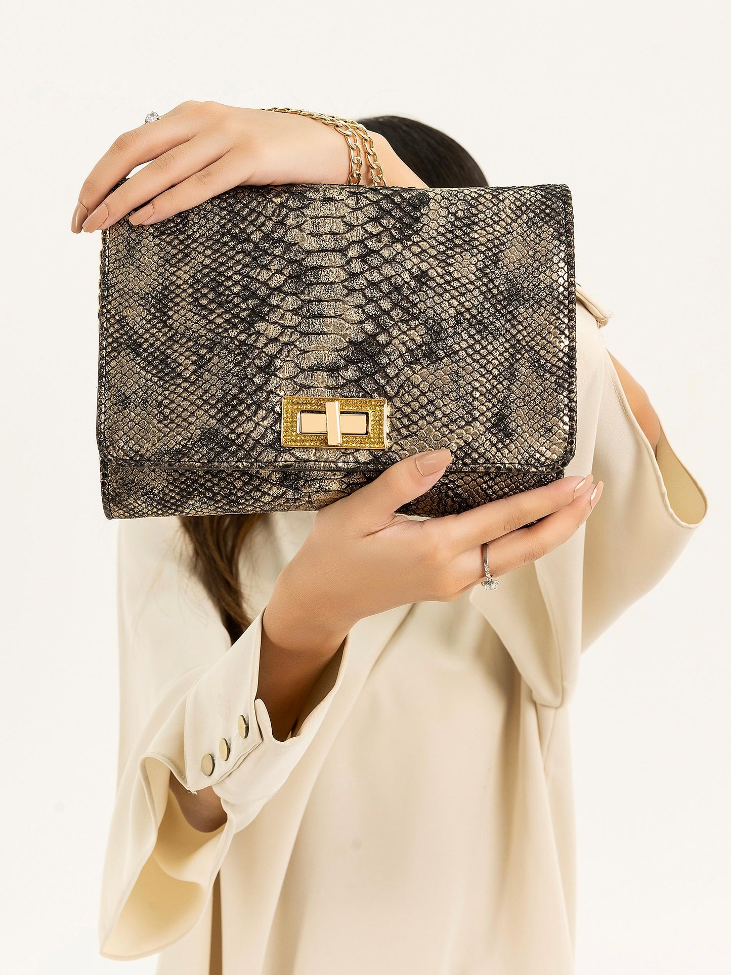 Snake Print Clutch – Limelightpk