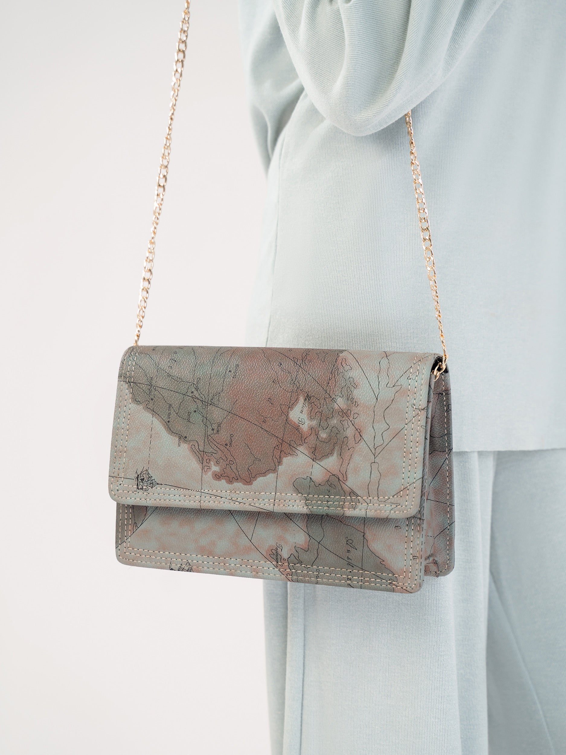 Map Print HandBag – Limelightpk