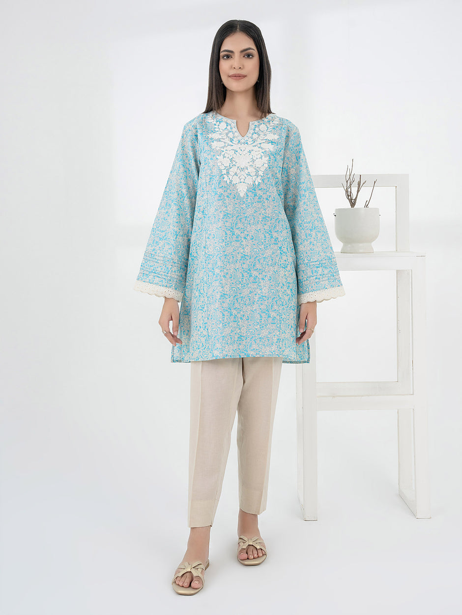 Embroidered Short Kurti – Limelightpk