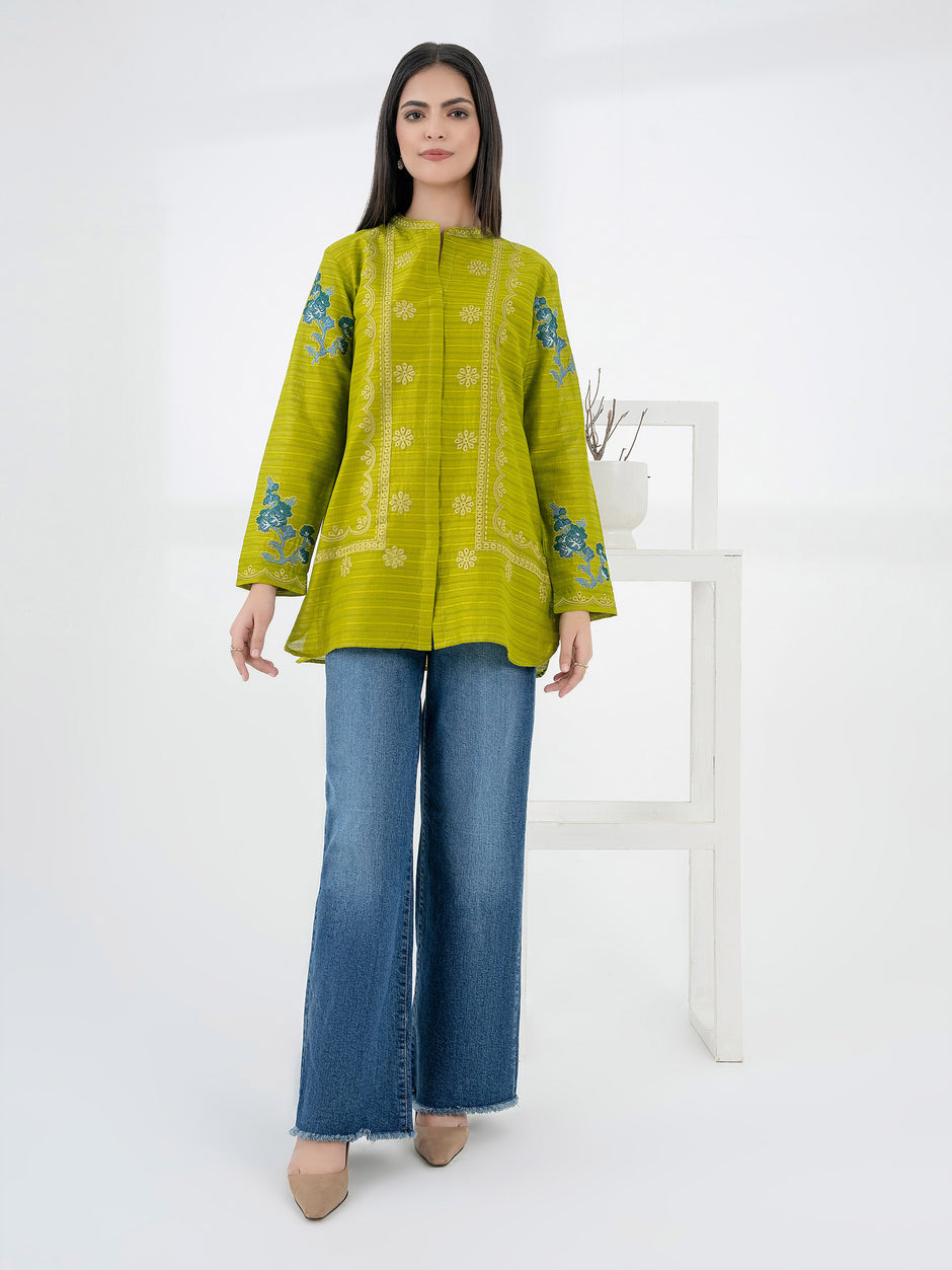 Embroidered Short Kurti – Limelightpk