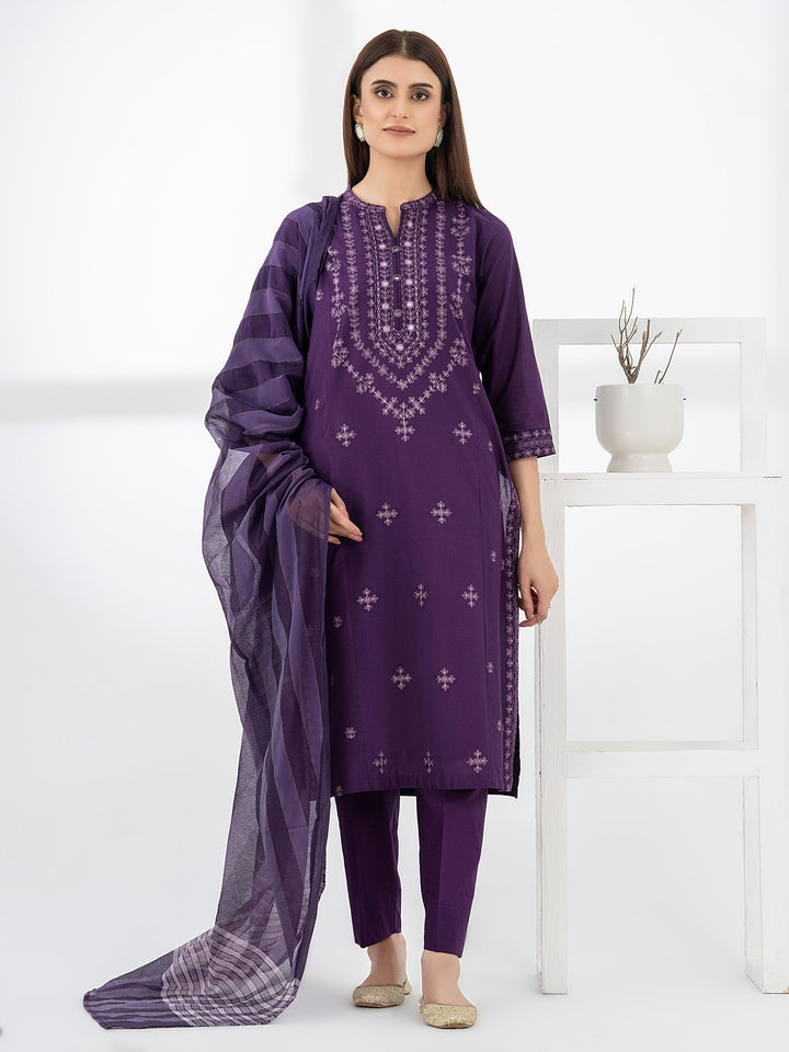Embroidered 3 Piece Summer Suits '24 – Limelightpk