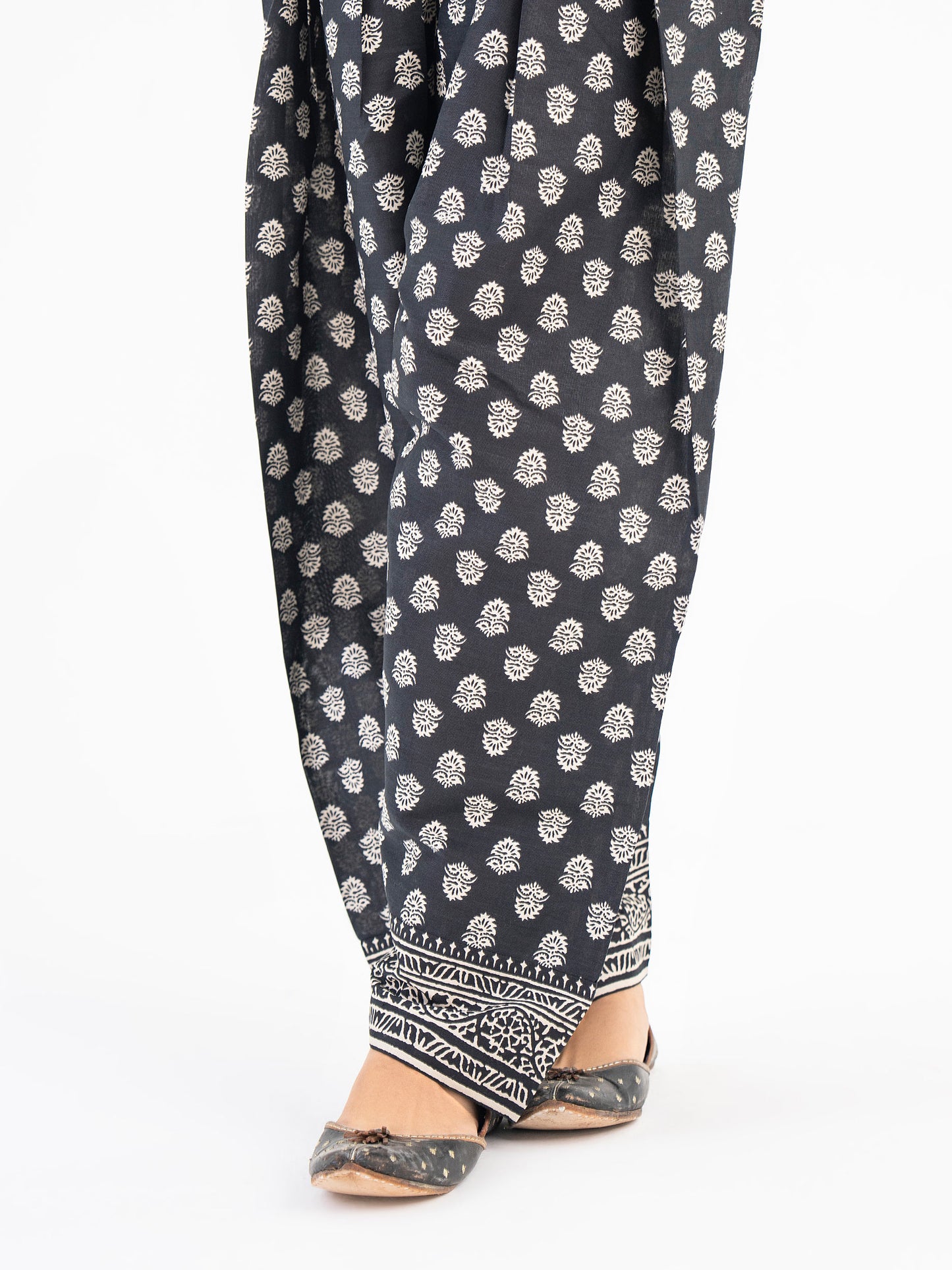 Printed Winter Cotton Shalwar(Pret) – Limelightpk