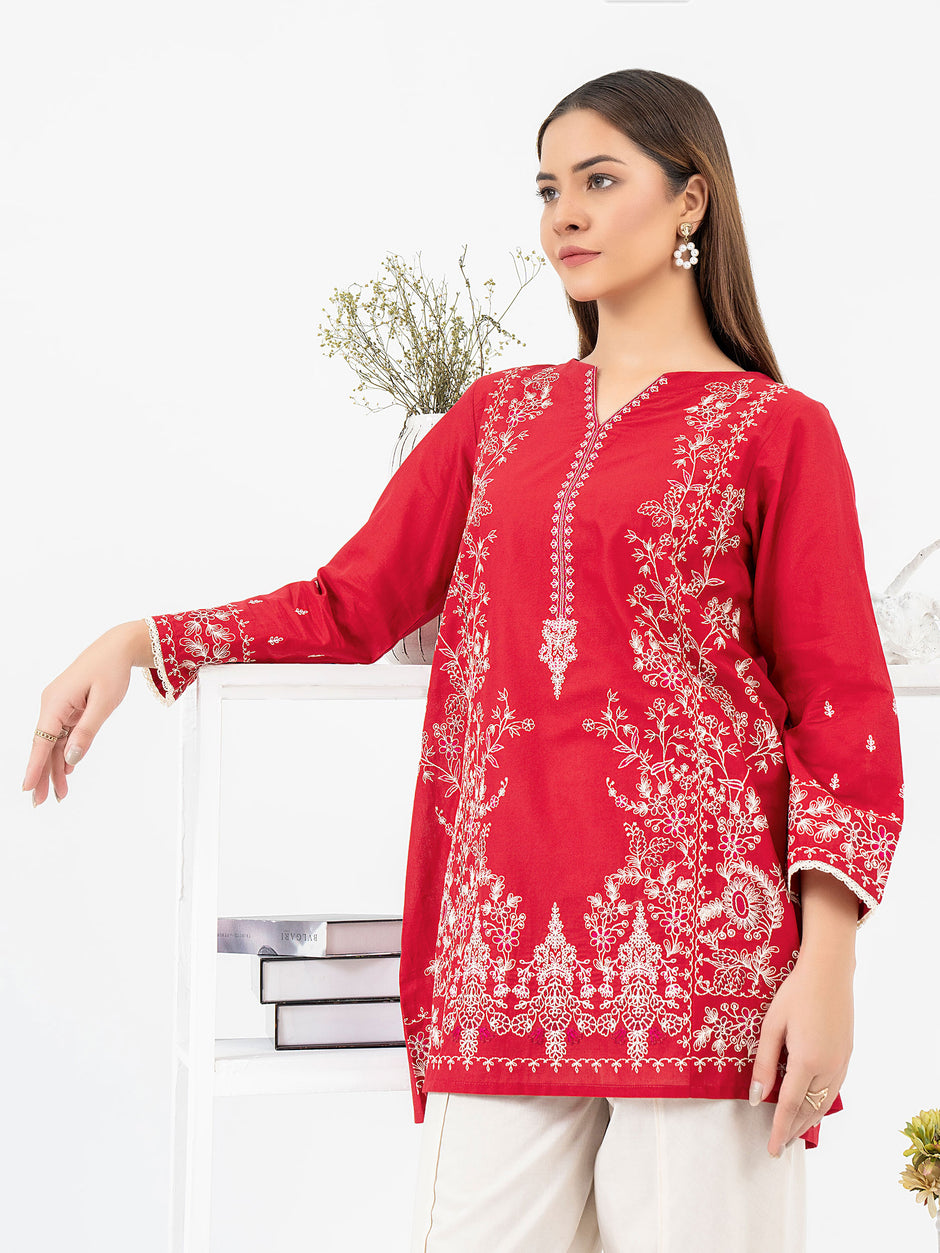 Embroidered Short Kurti – Limelightpk