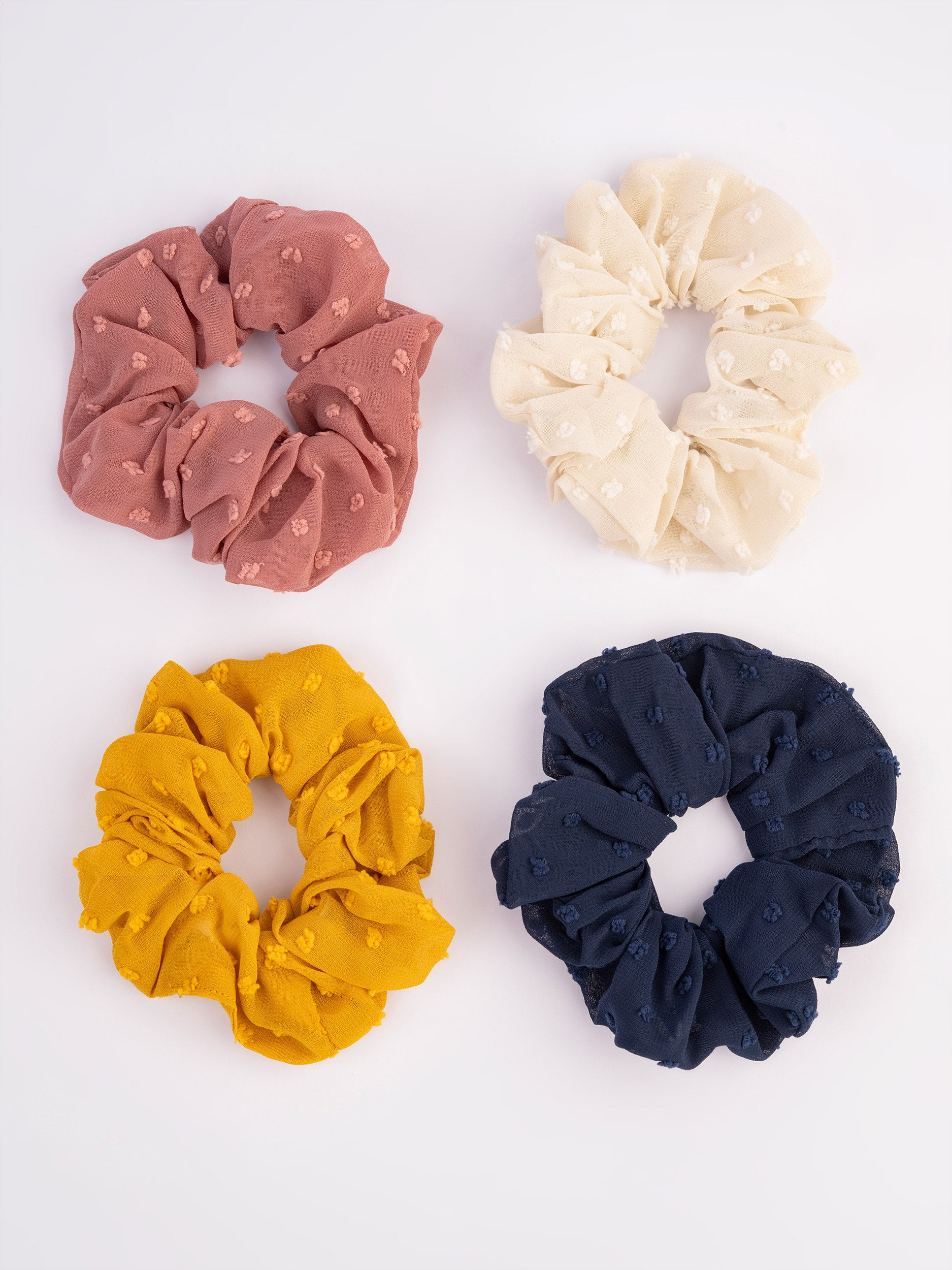 Textured Hair Scrunchie Set – Limelightpk