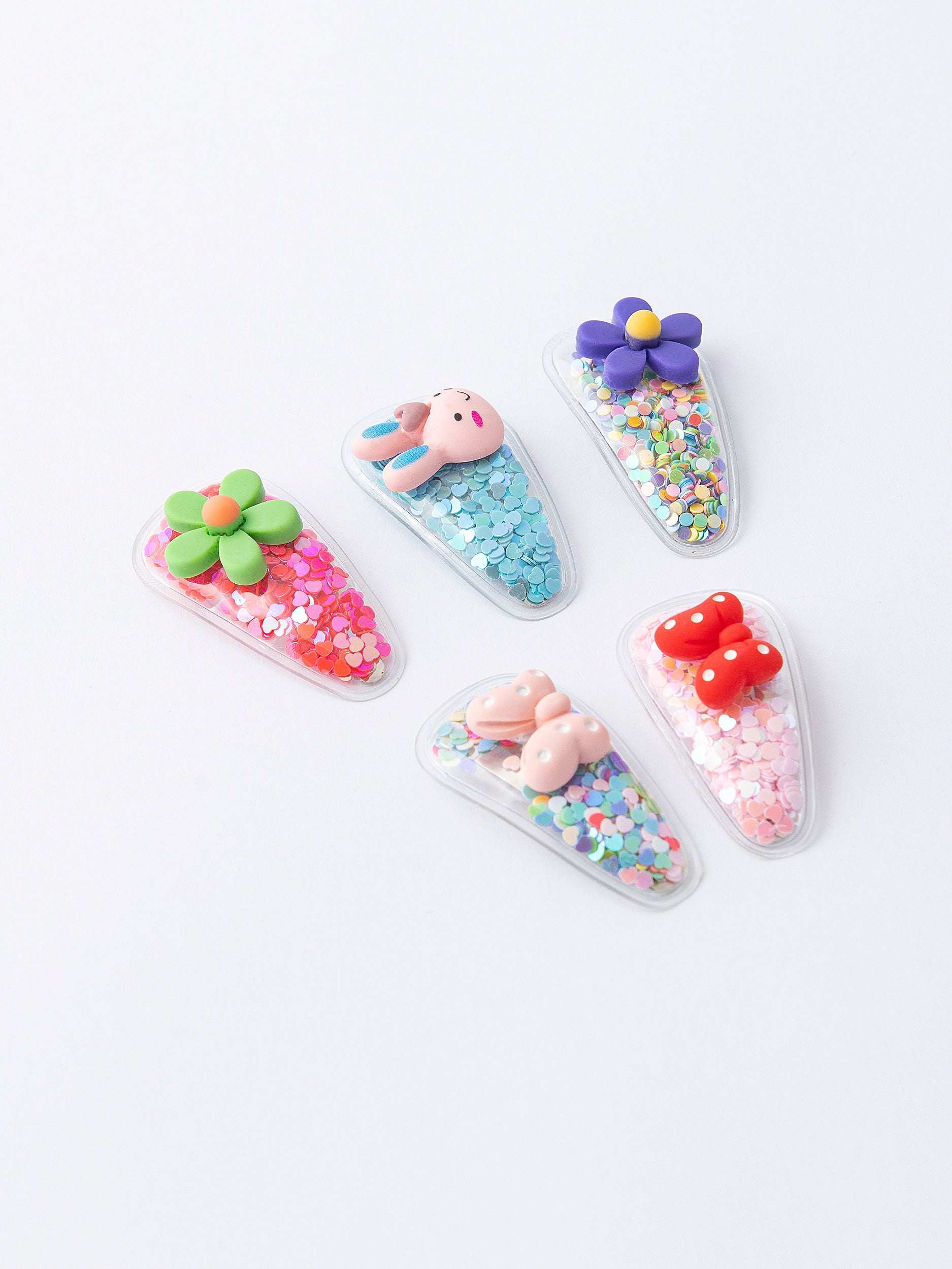 Glittery Snap Clip Set – Limelightpk