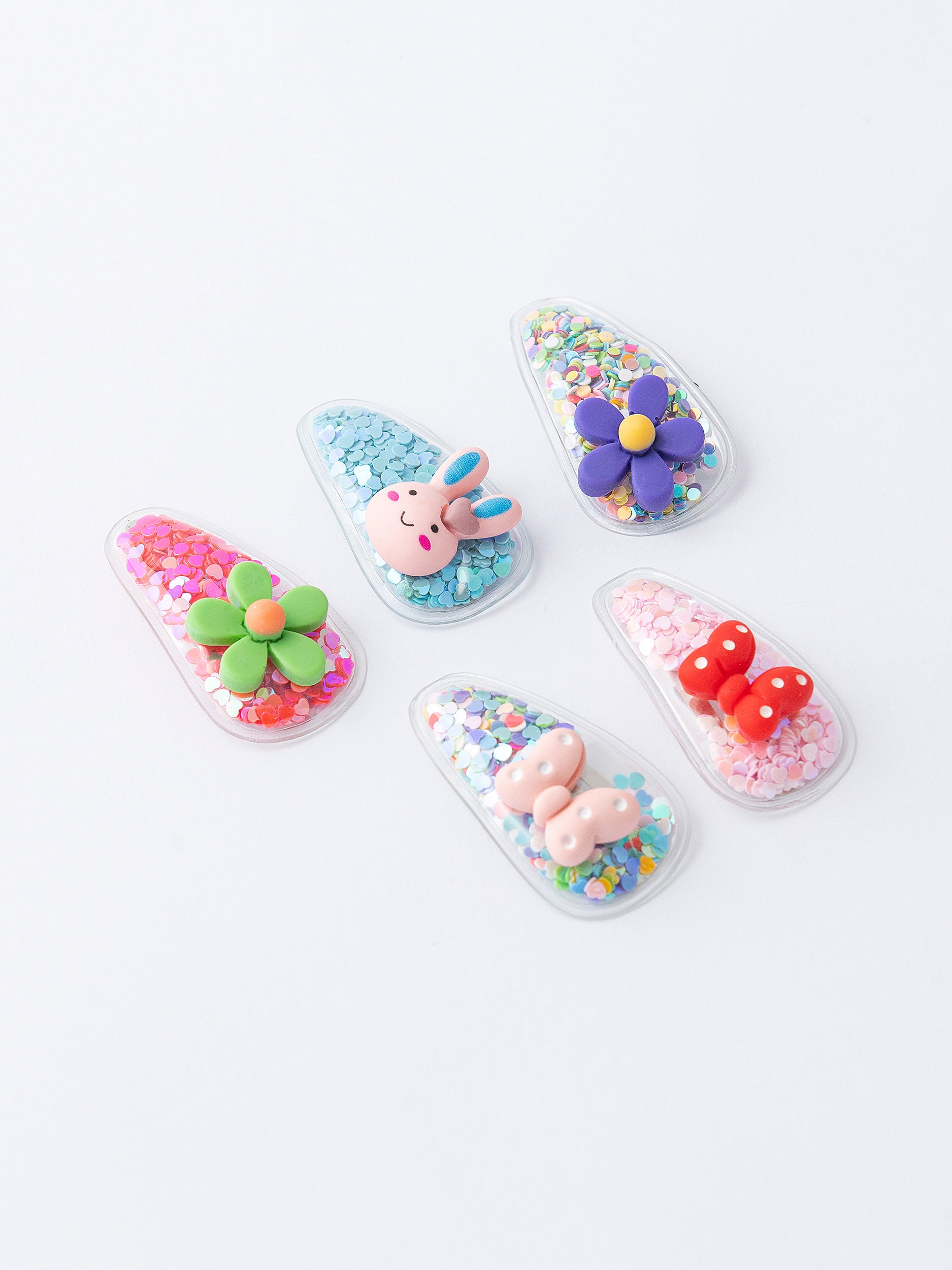 Glittery Snap Clip Set – Limelightpk
