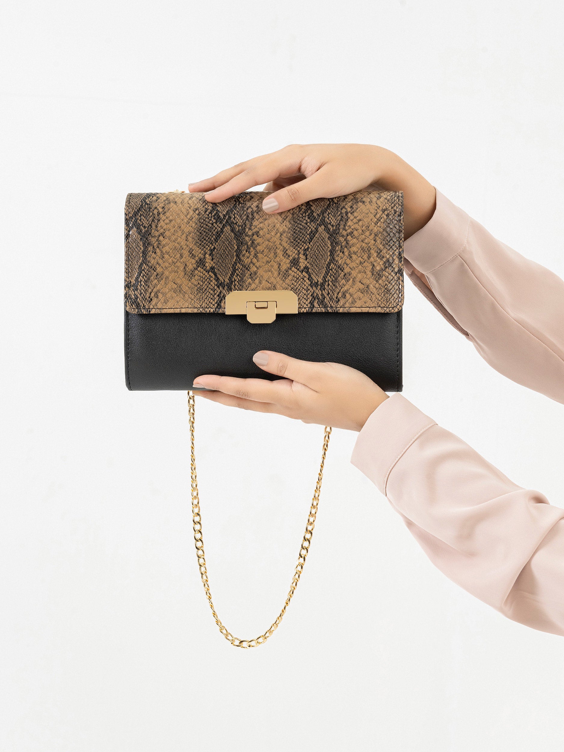 Snake Print Clutch – Limelightpk