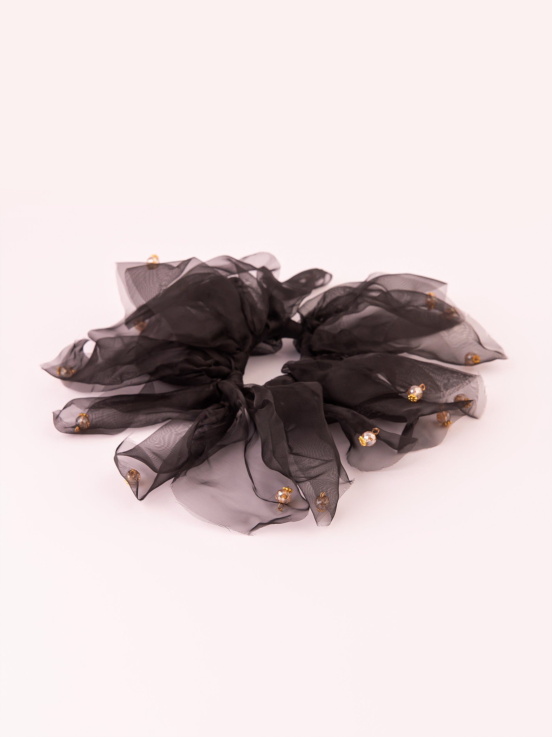 Crystal Embellished Scrunchie – Limelightpk