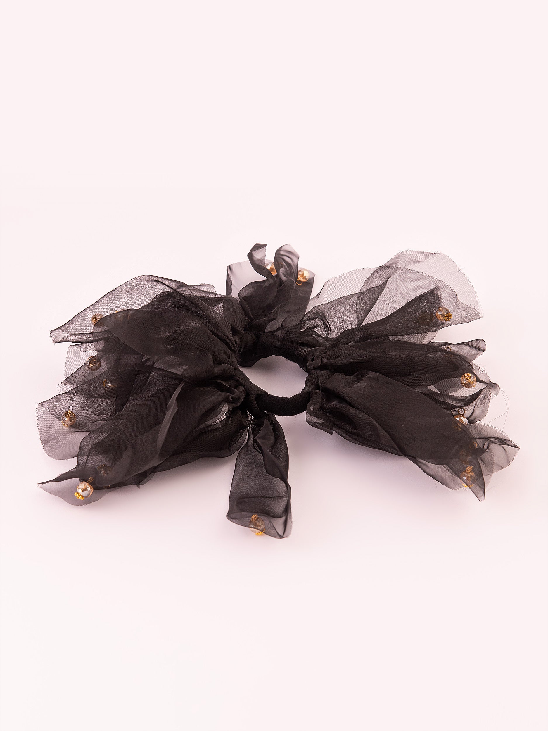 Crystal Embellished Scrunchie – Limelightpk