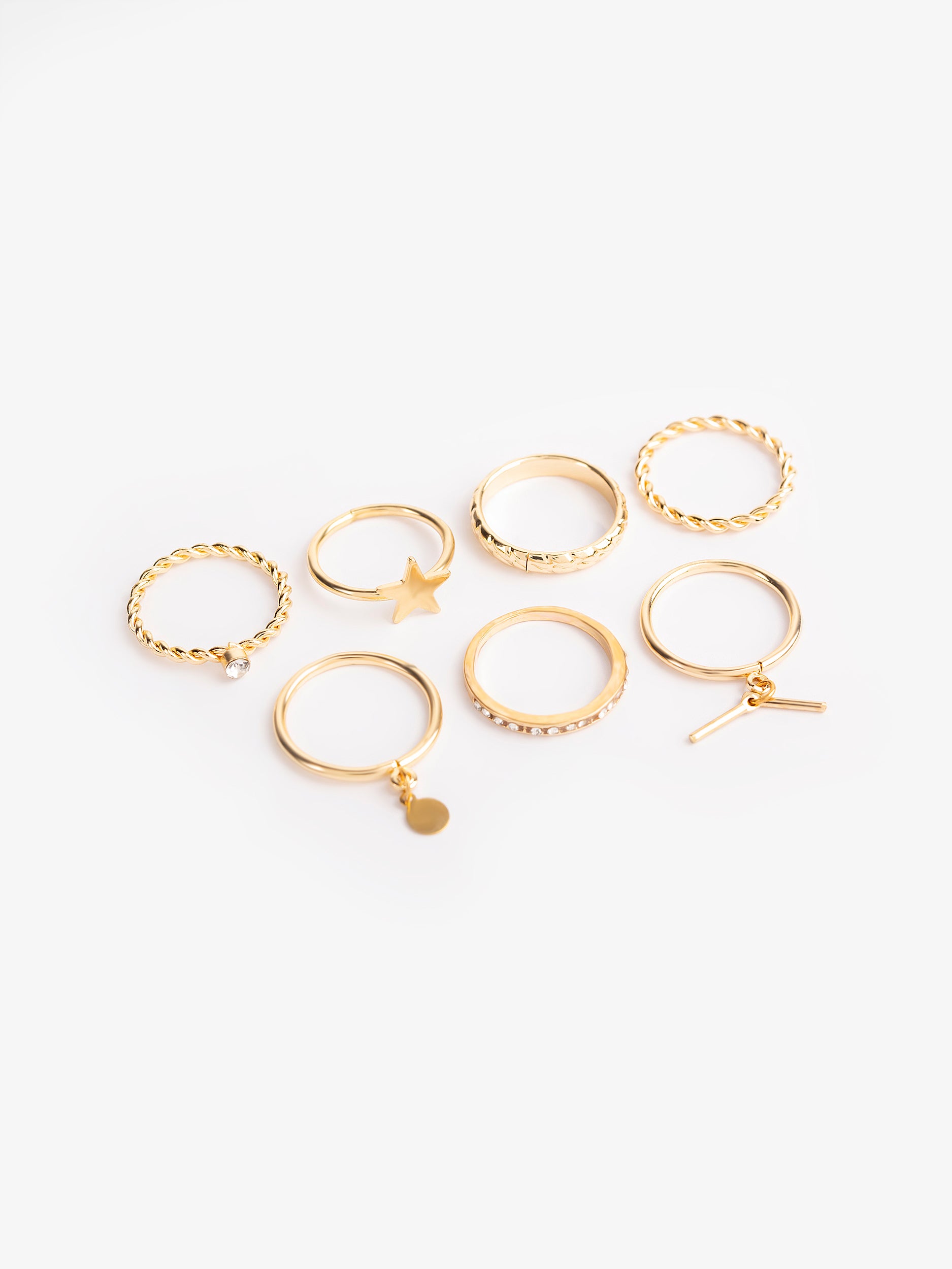 Curly Ring Set – Limelightpk