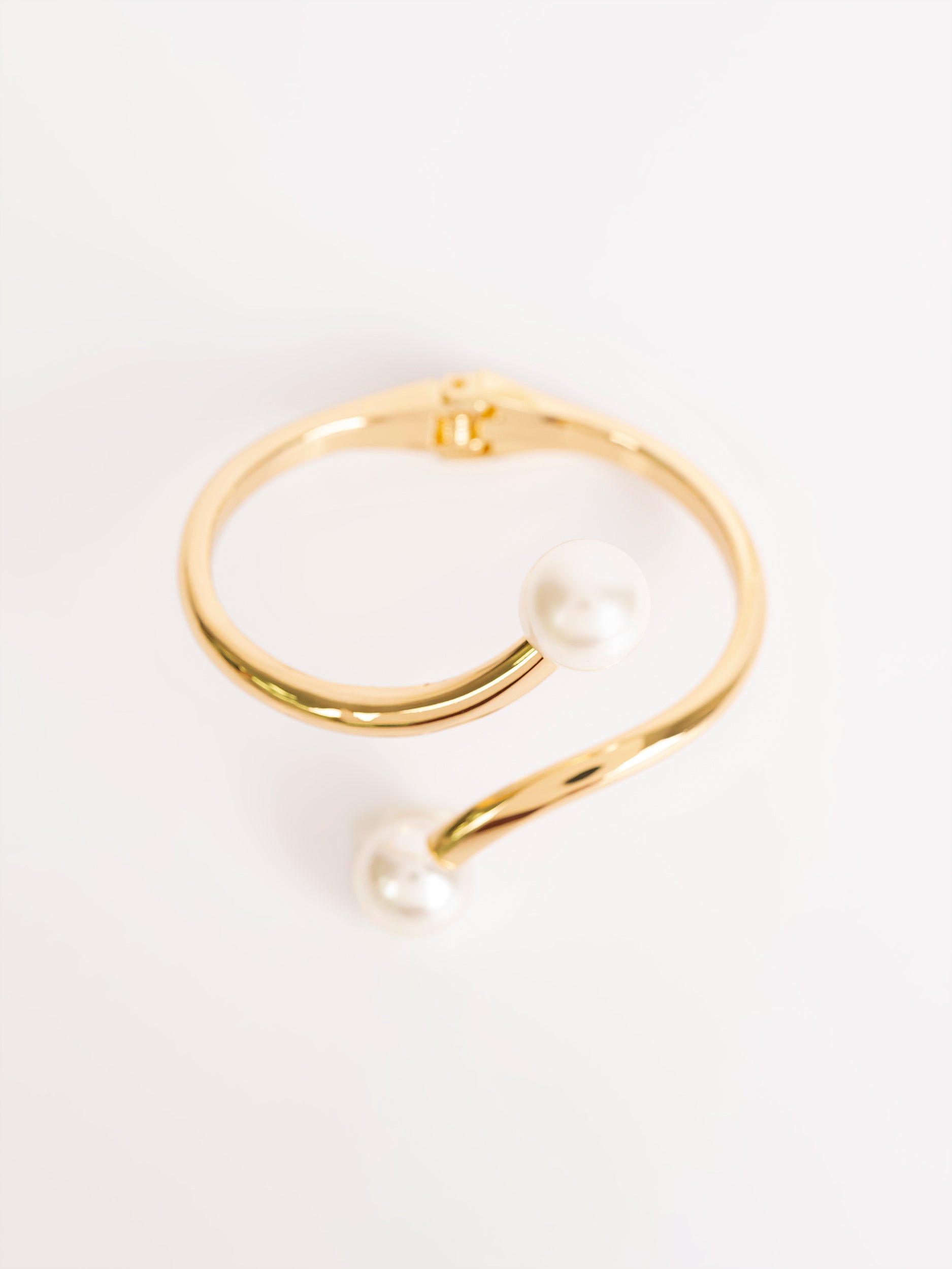 Dual Pearl Bangle Bracelet – Limelightpk
