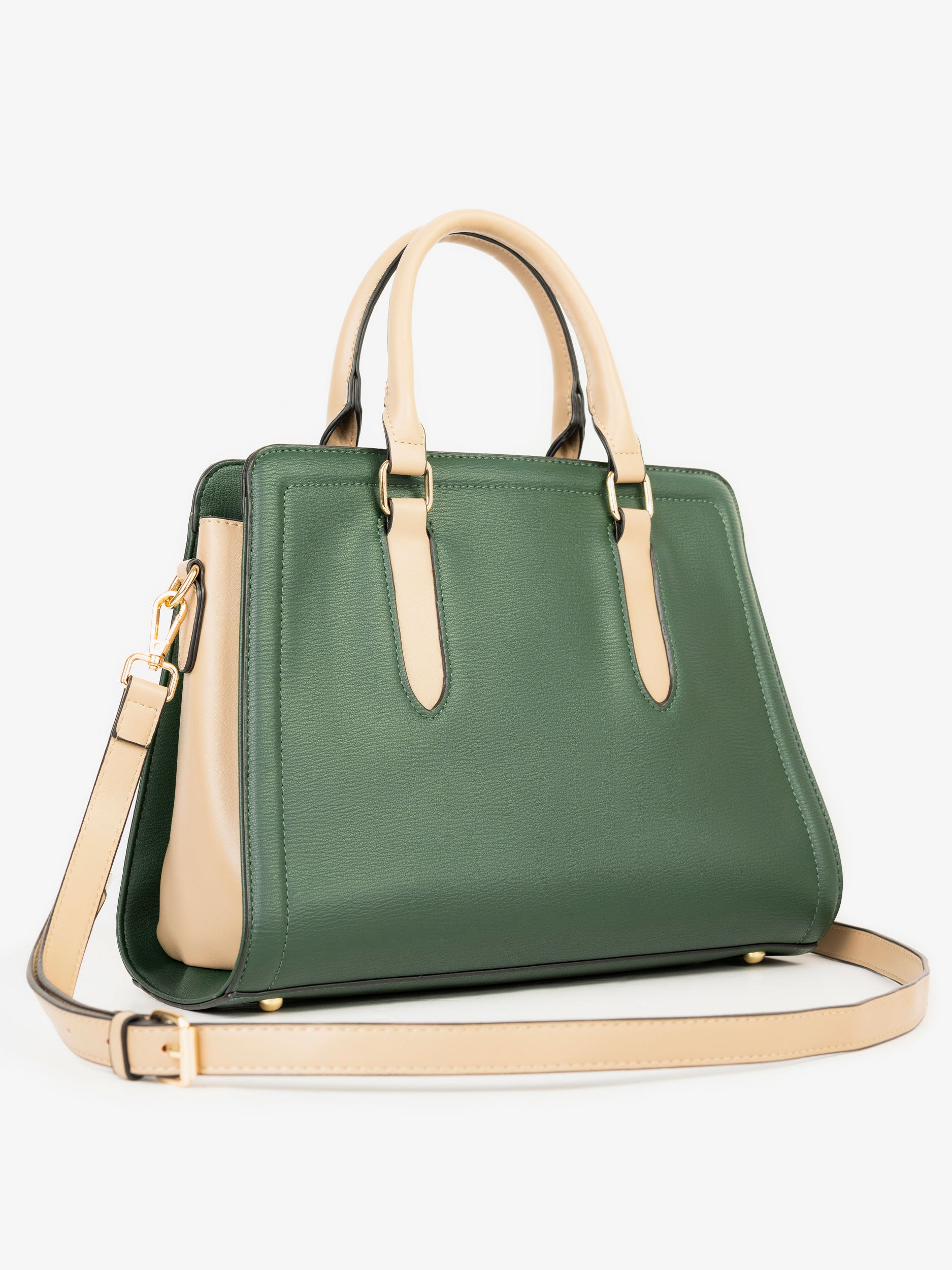 Two-tone Classic Handbag – Limelightpk