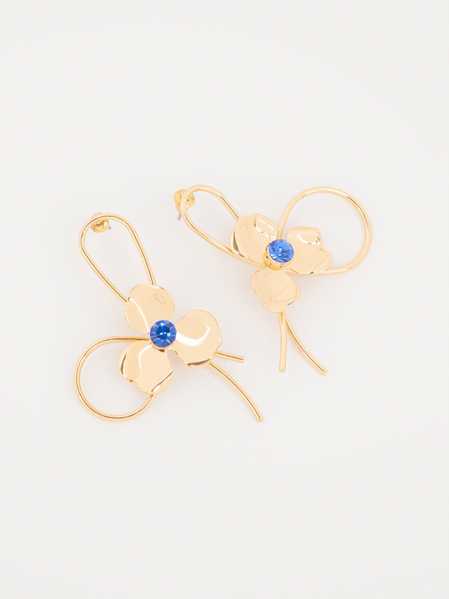 Floral Loop Earrings – Limelightpk