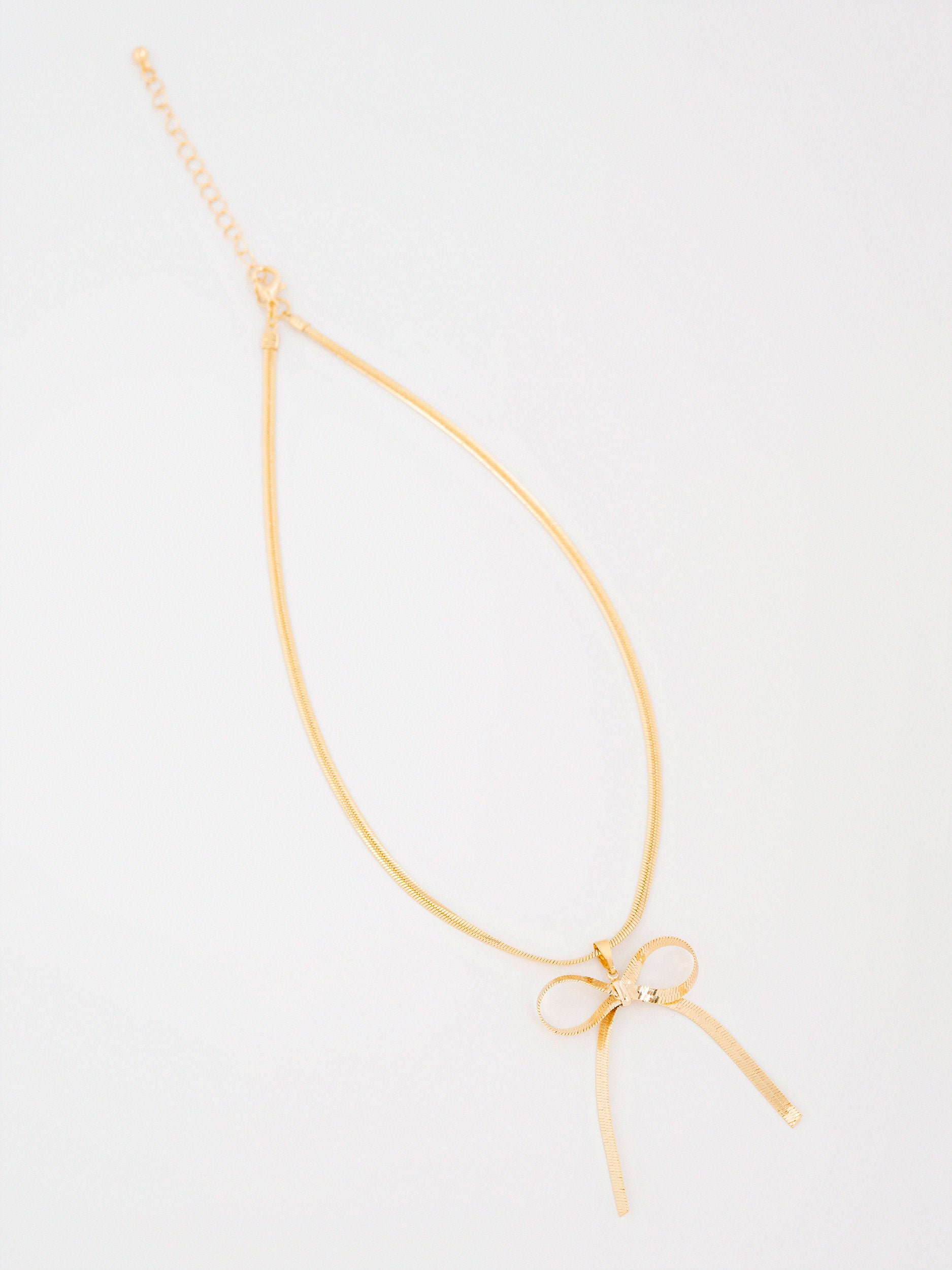 Bow Chain Necklace – Limelightpk