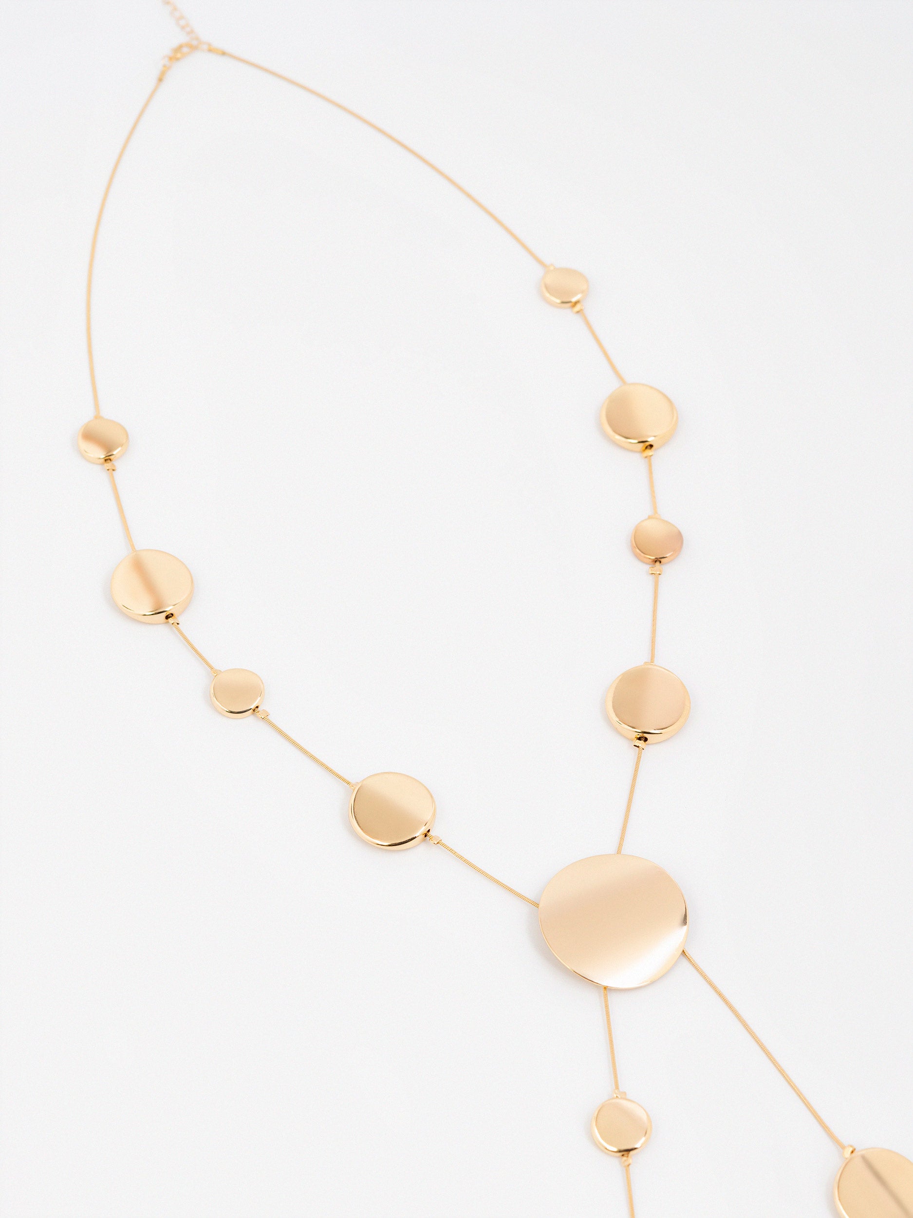 Geometric Disc Necklace – Limelightpk