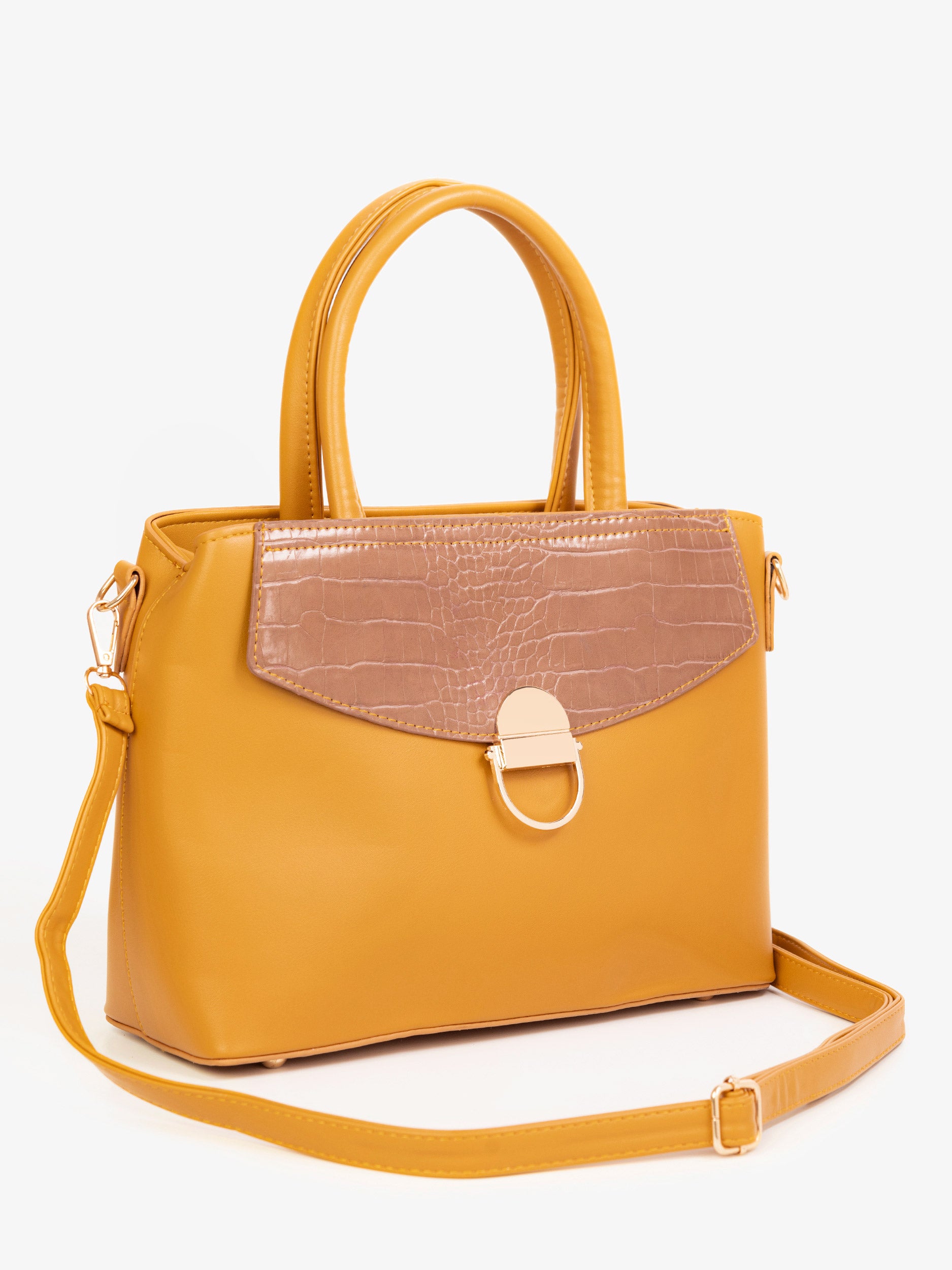 Two-tone Handbag – Limelightpk
