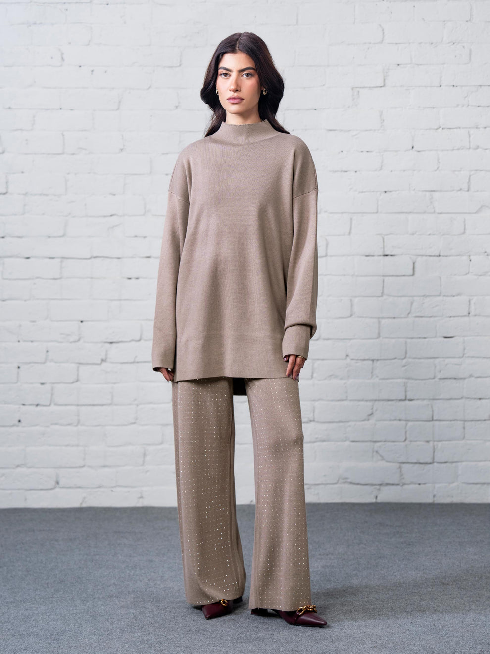 Knitted Co ord Set – Limelightpk