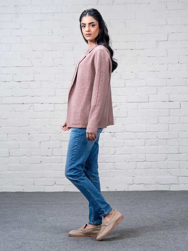 Knitted Blazer – Limelightpk