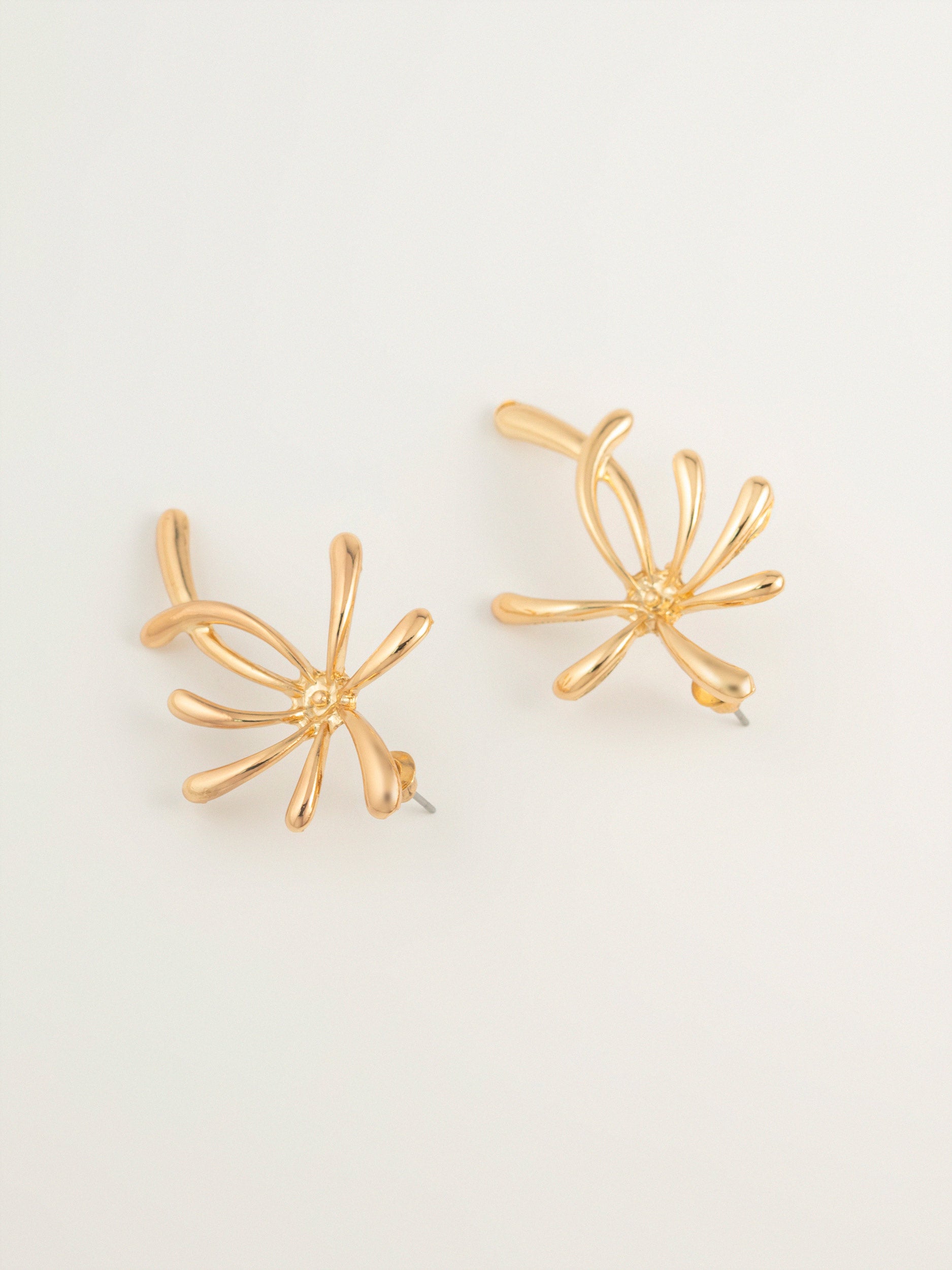Abstract Floral Earrings – Limelightpk