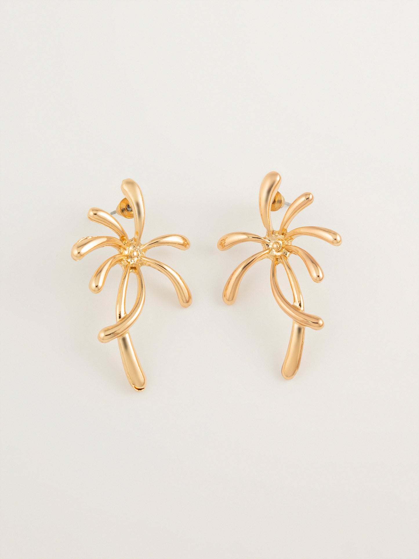 Abstract Floral Earrings – Limelightpk