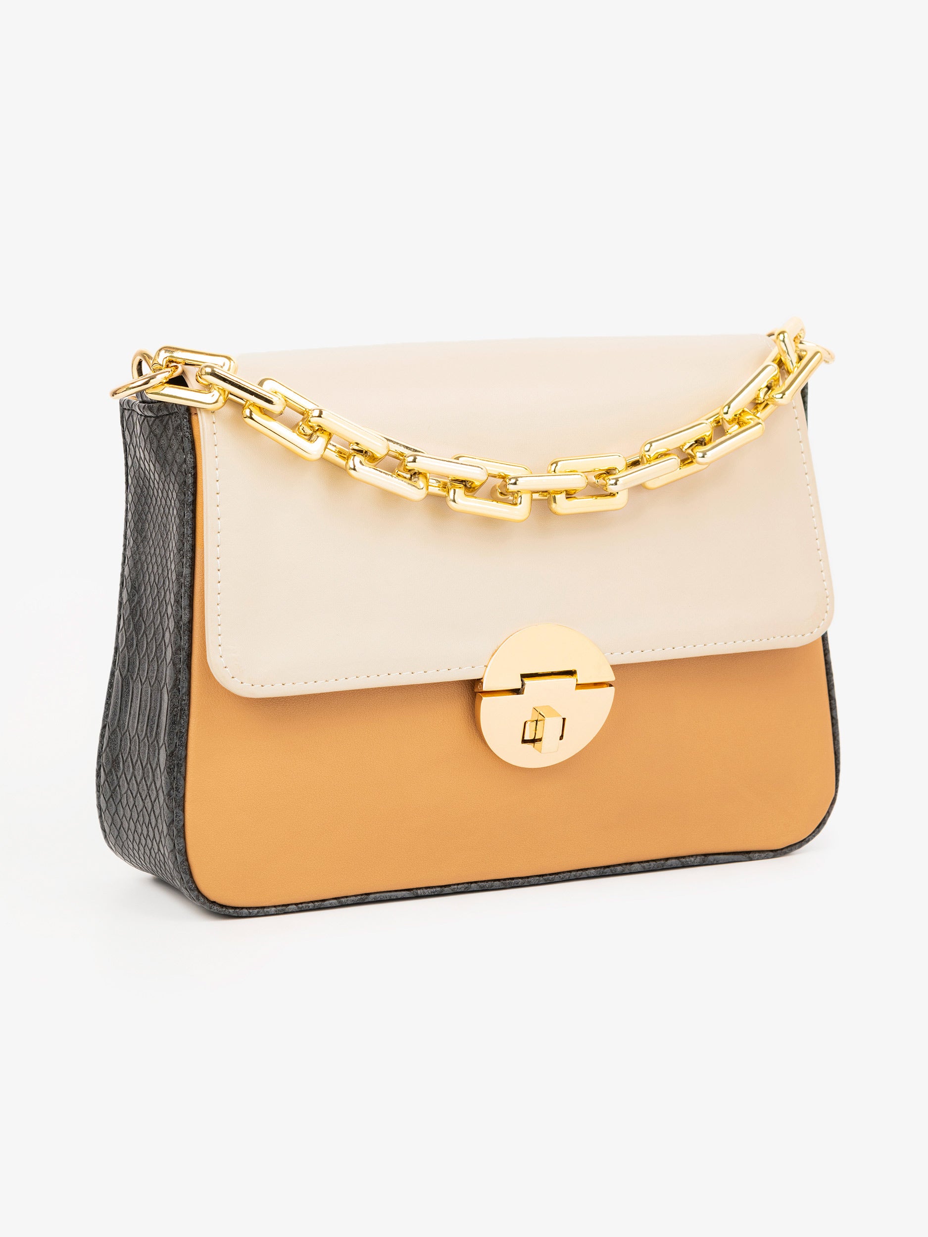Two-tone Handbag – Limelightpk
