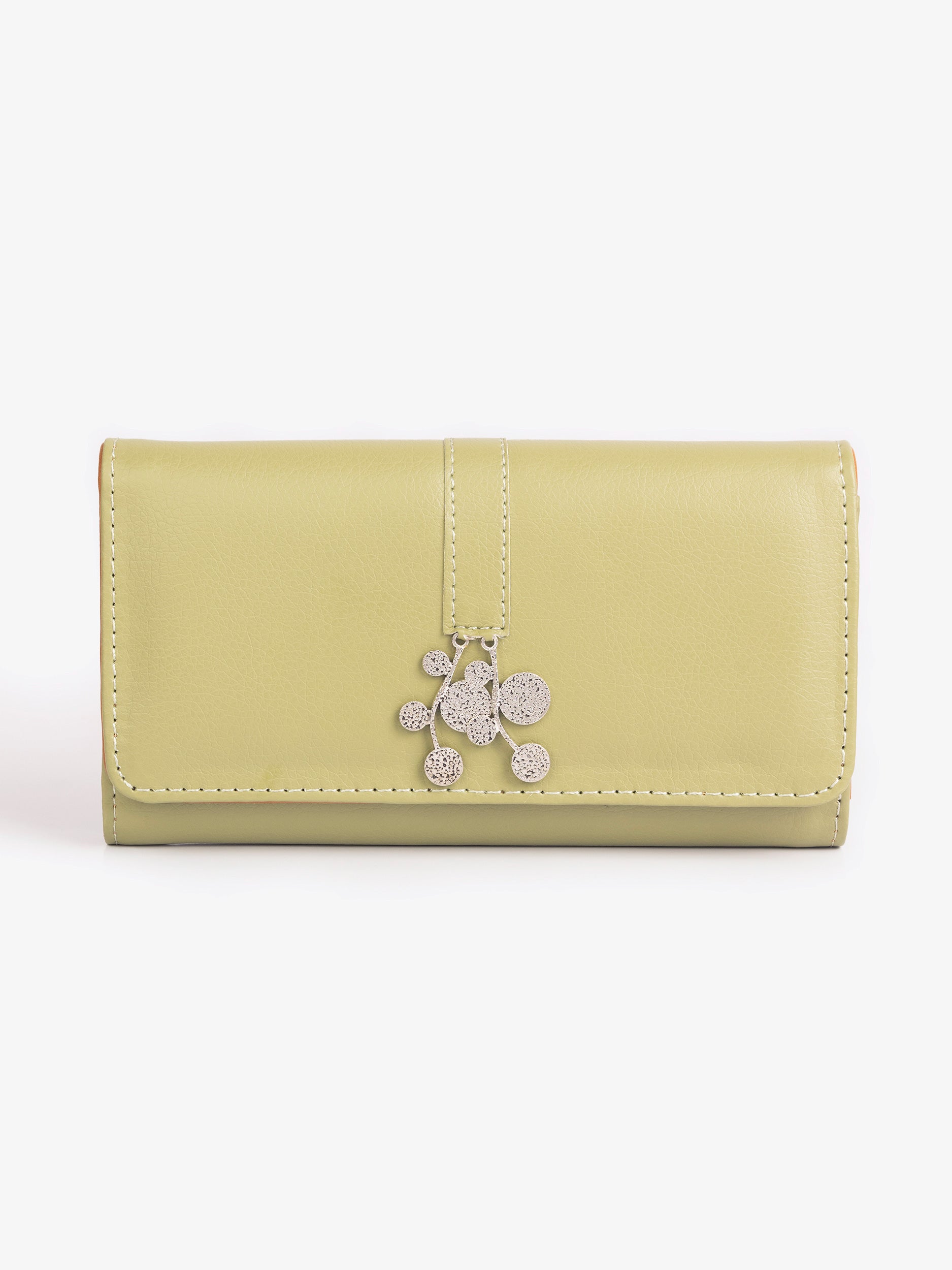 Metallic Brooch Wallet – Limelightpk