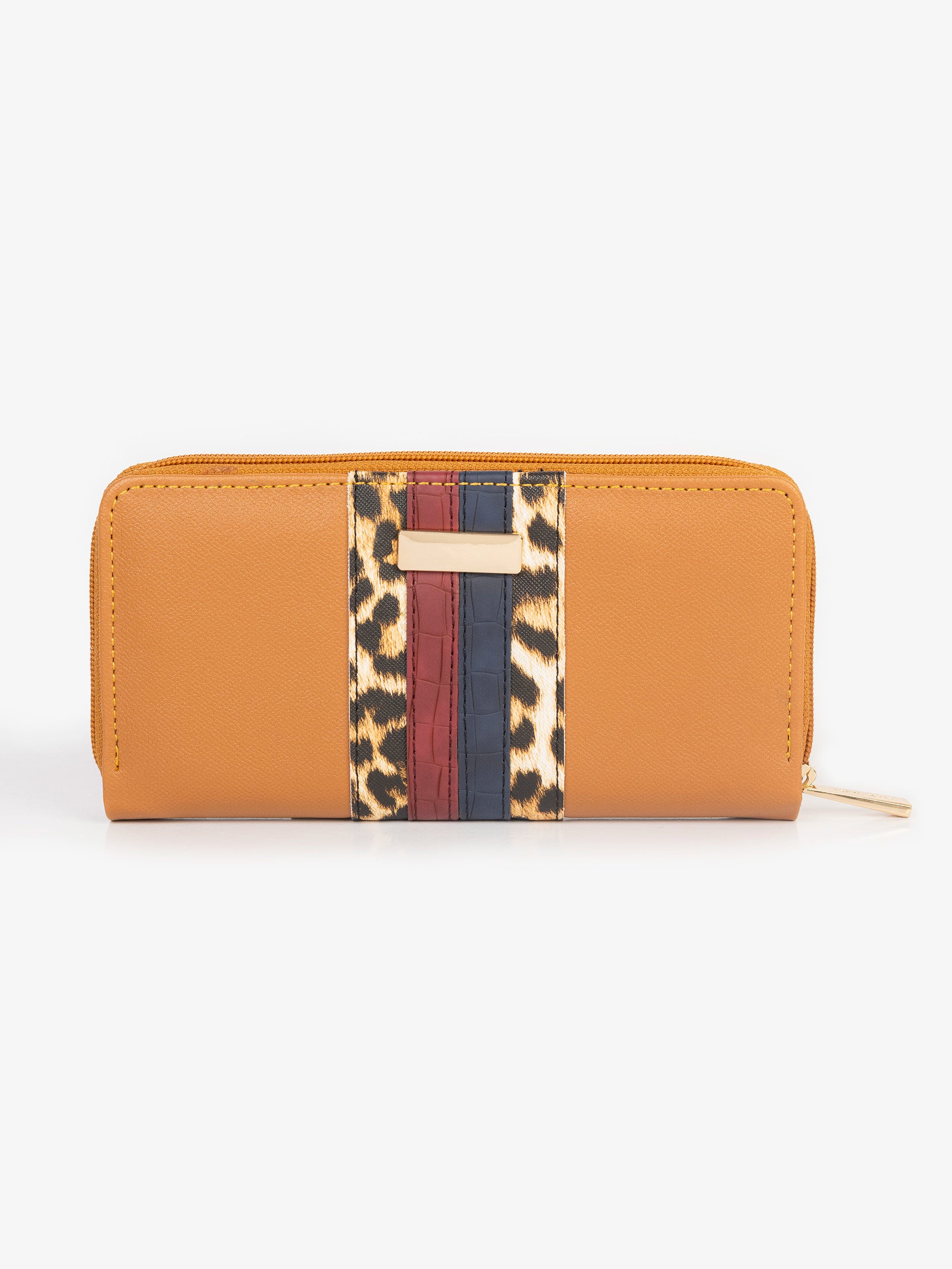 Striped Textured Wallet – Limelightpk