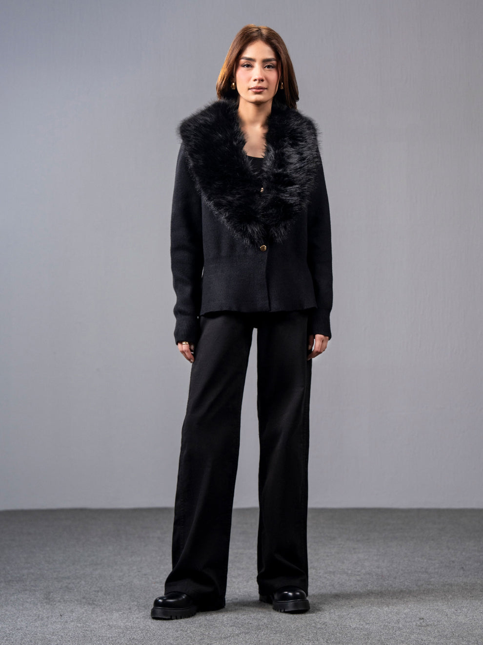 Faux-Fur Sweater – Limelightpk