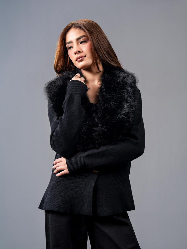 Faux-Fur Sweater – Limelightpk