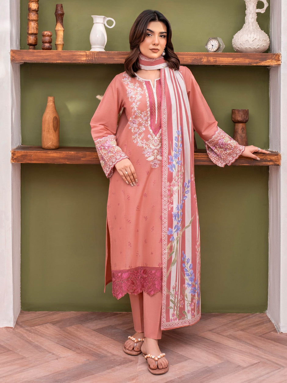 Women Unstitched Embroidered Summer Dresses 2025 – Limelightpk