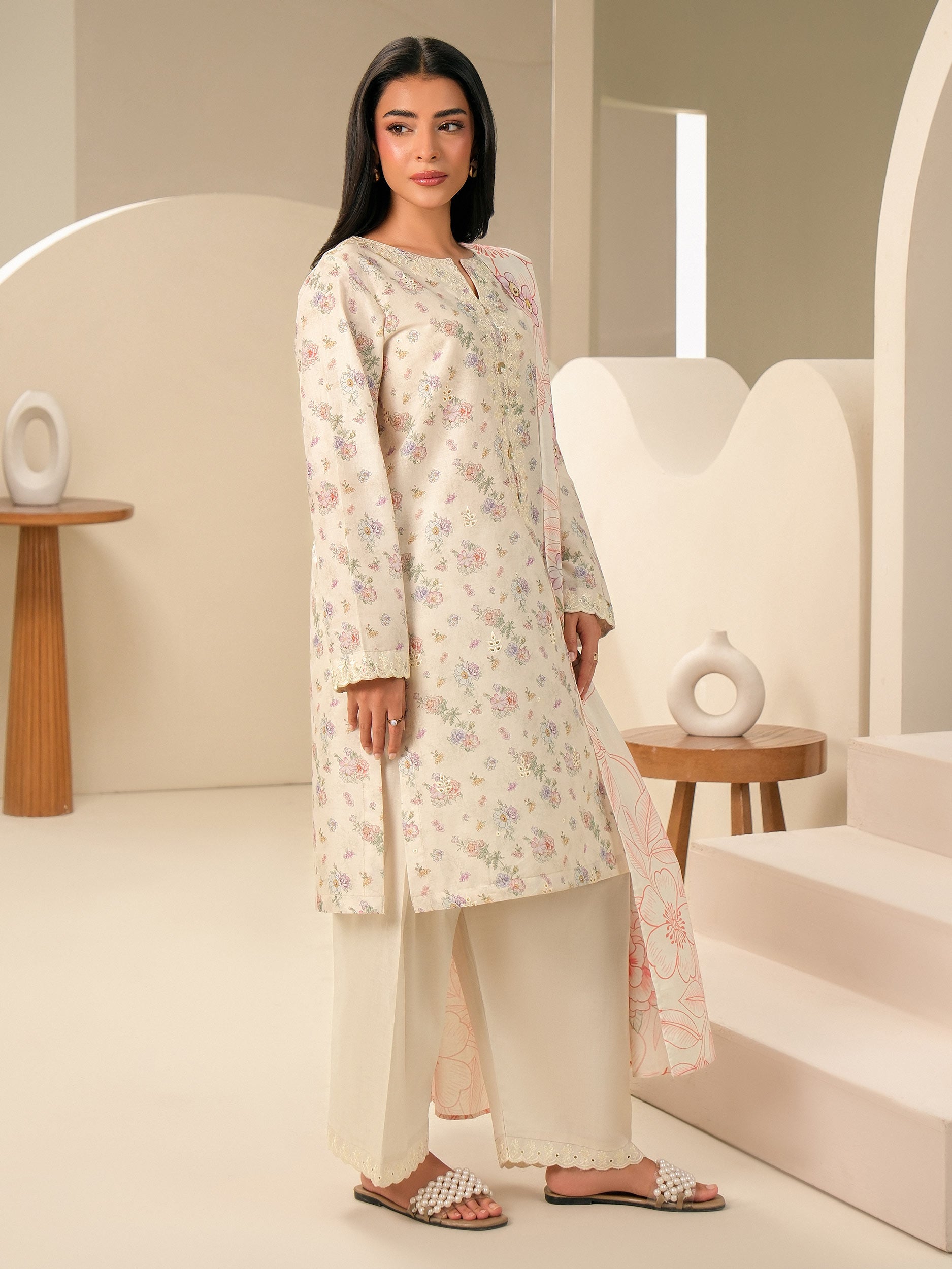 Women Unstitched Embroidered Summer Dresses 2025 – Limelightpk