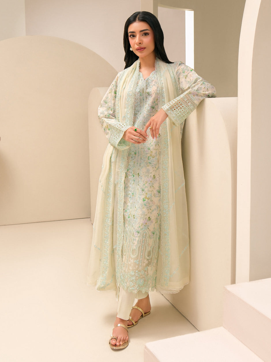 Women Unstitched Embroidered Summer Dresses 2025 – Limelightpk