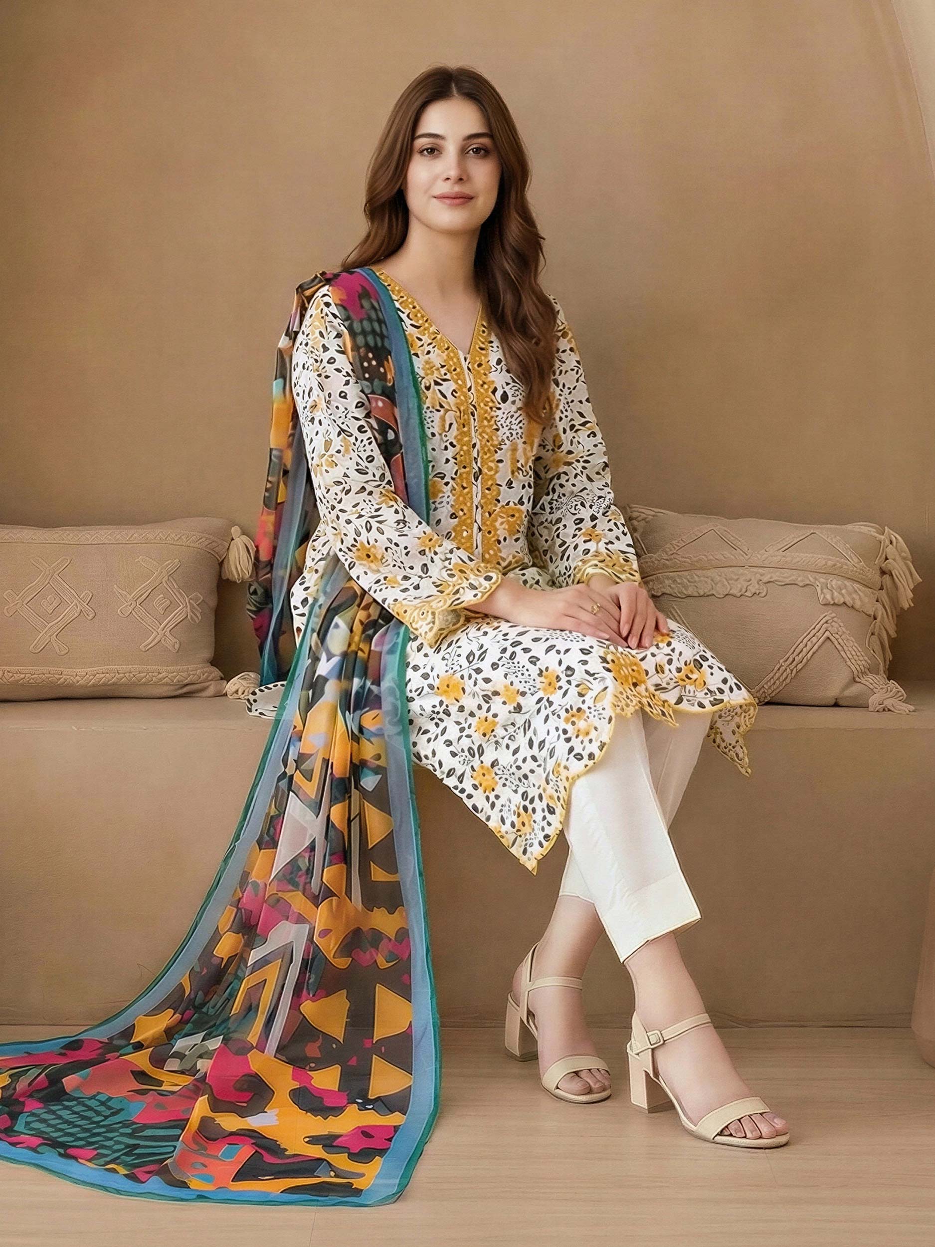 Buy Unstitched Dresses | Women's Unstitched Suits 2026 – Limelightpk
