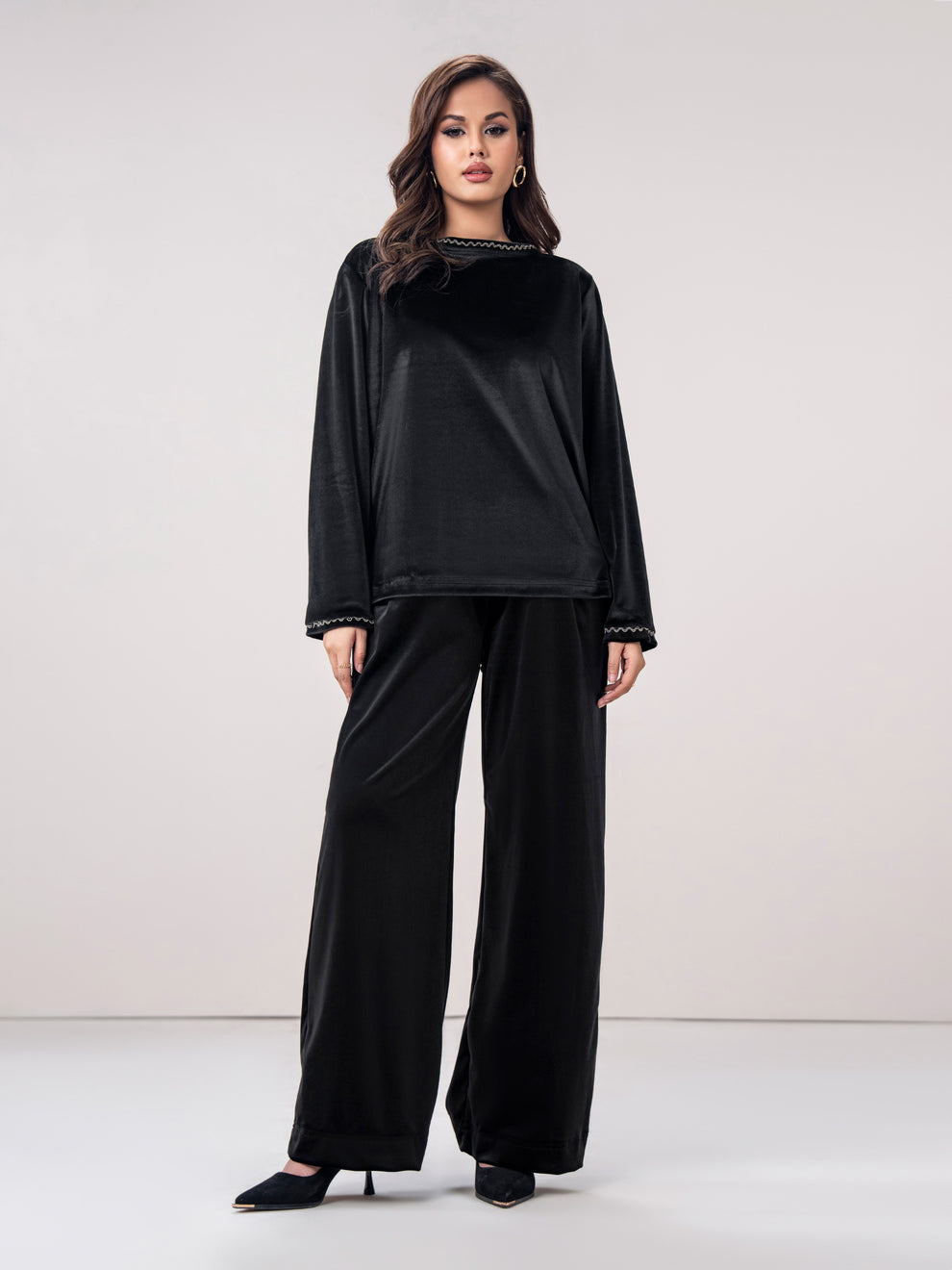 Velour Co-ord Set – Limelightpk