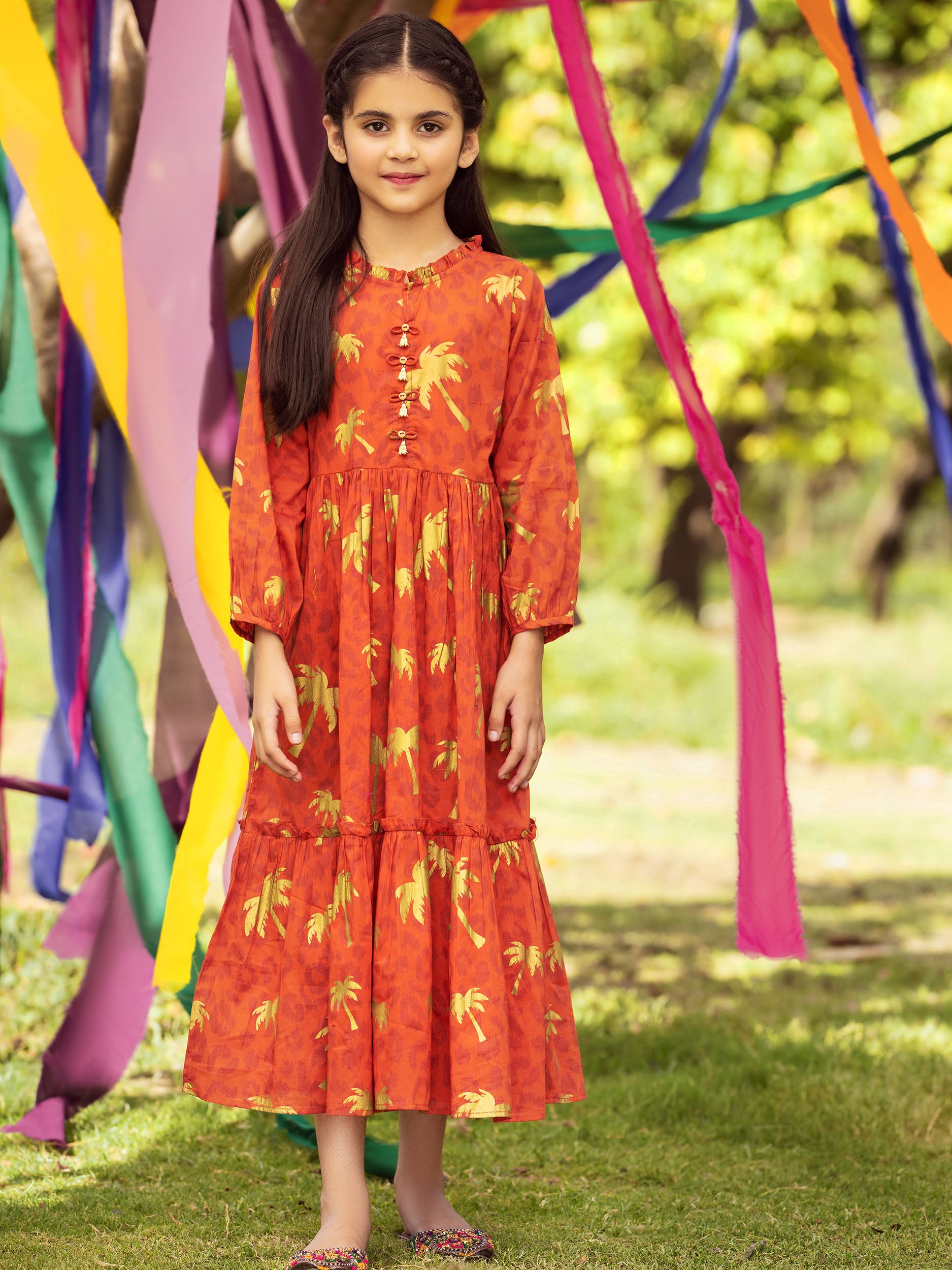 Printed Lawn Maxi – Limelightpk