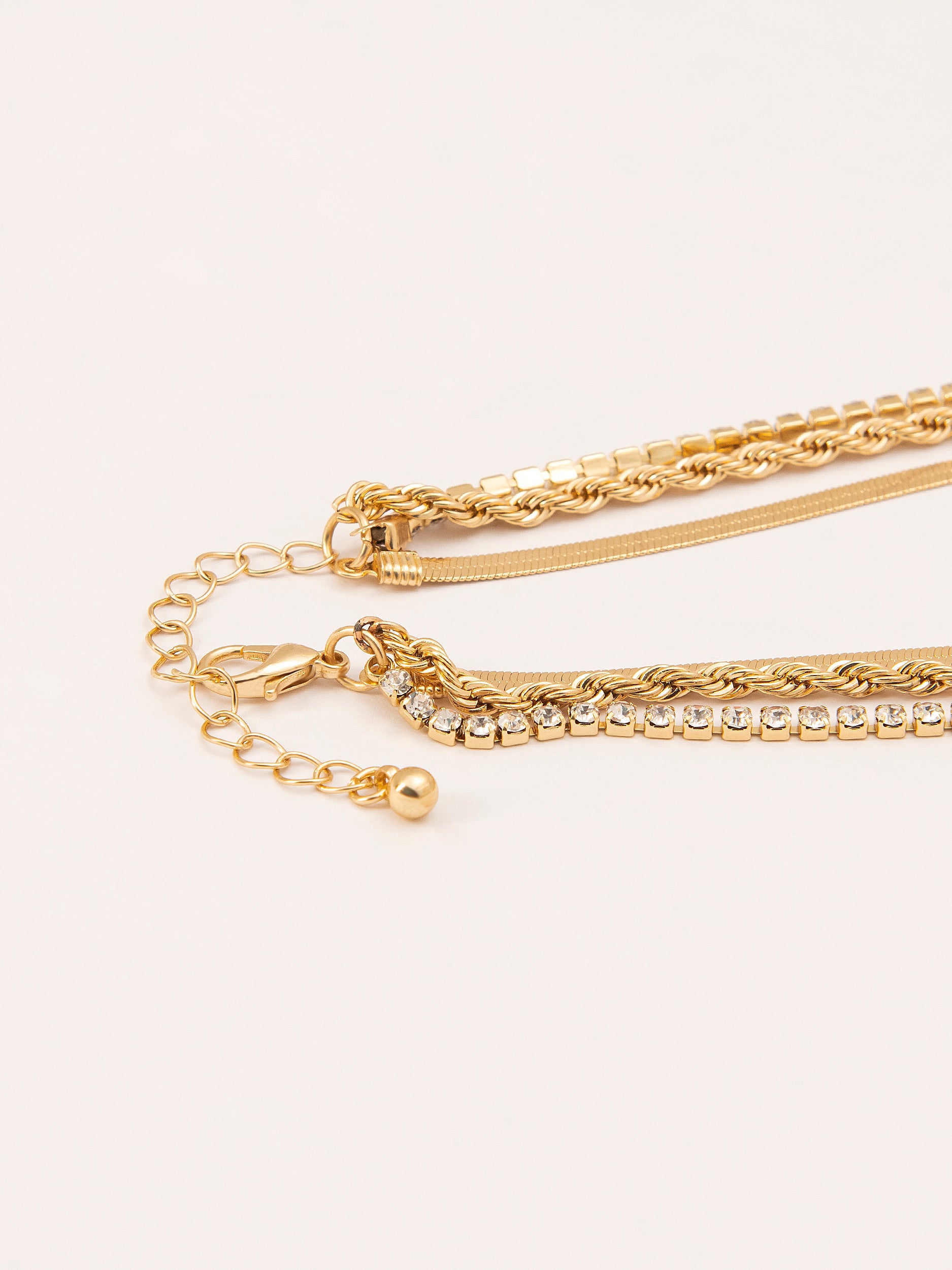 Gleaming Layered Necklace – Limelightpk