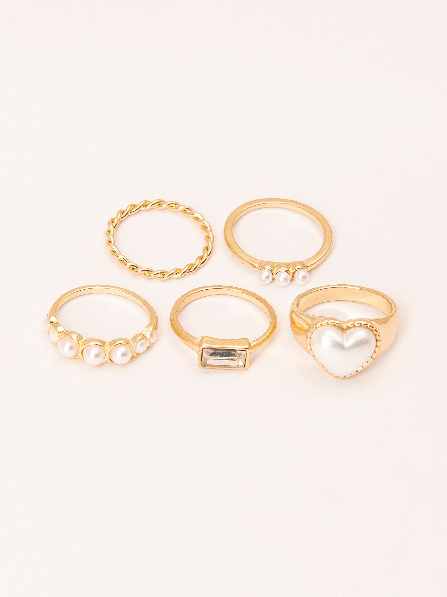 Pearl Ring Set – Limelightpk