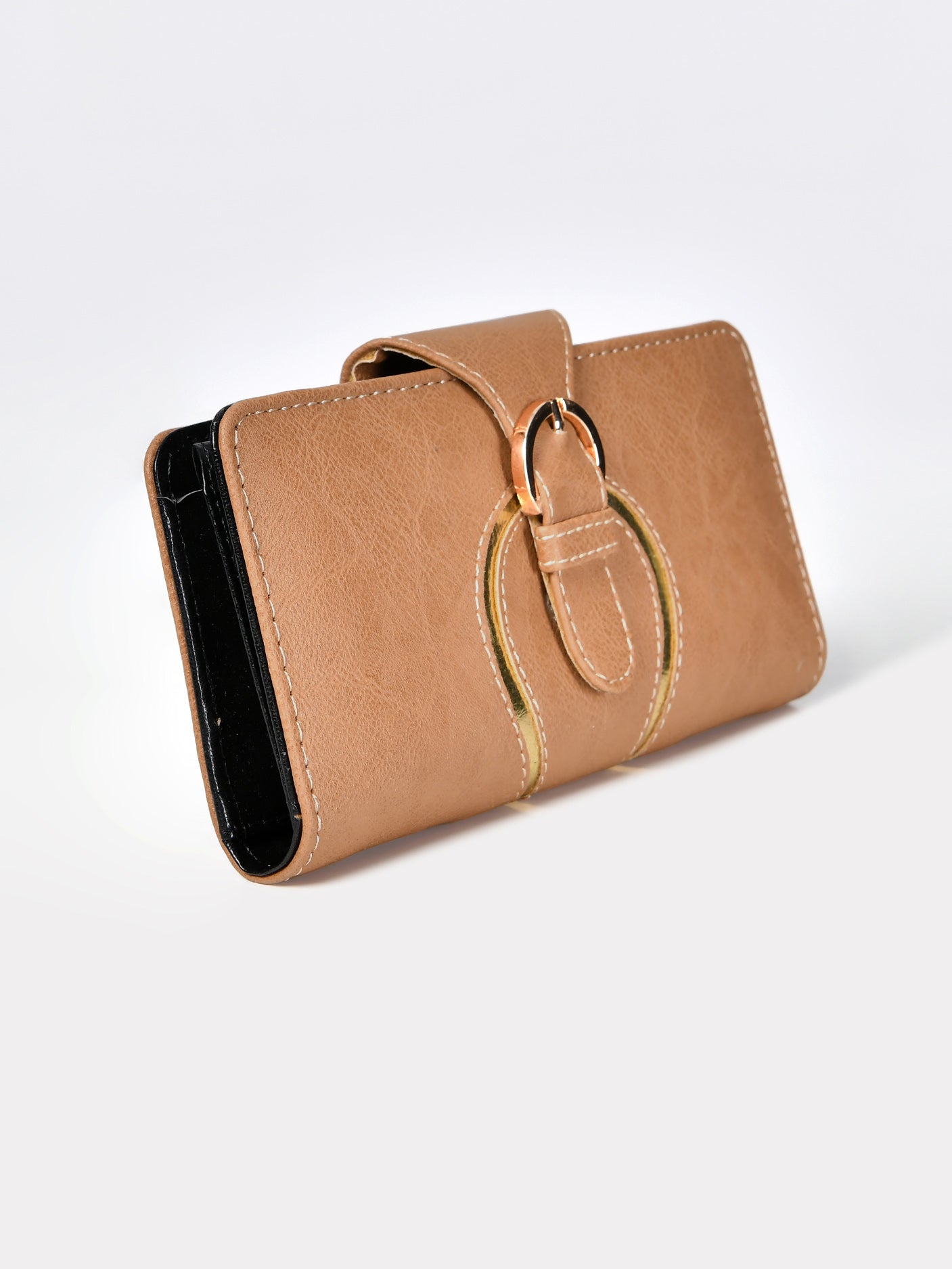 Circular Buckle Flap Wallet – Limelightpk