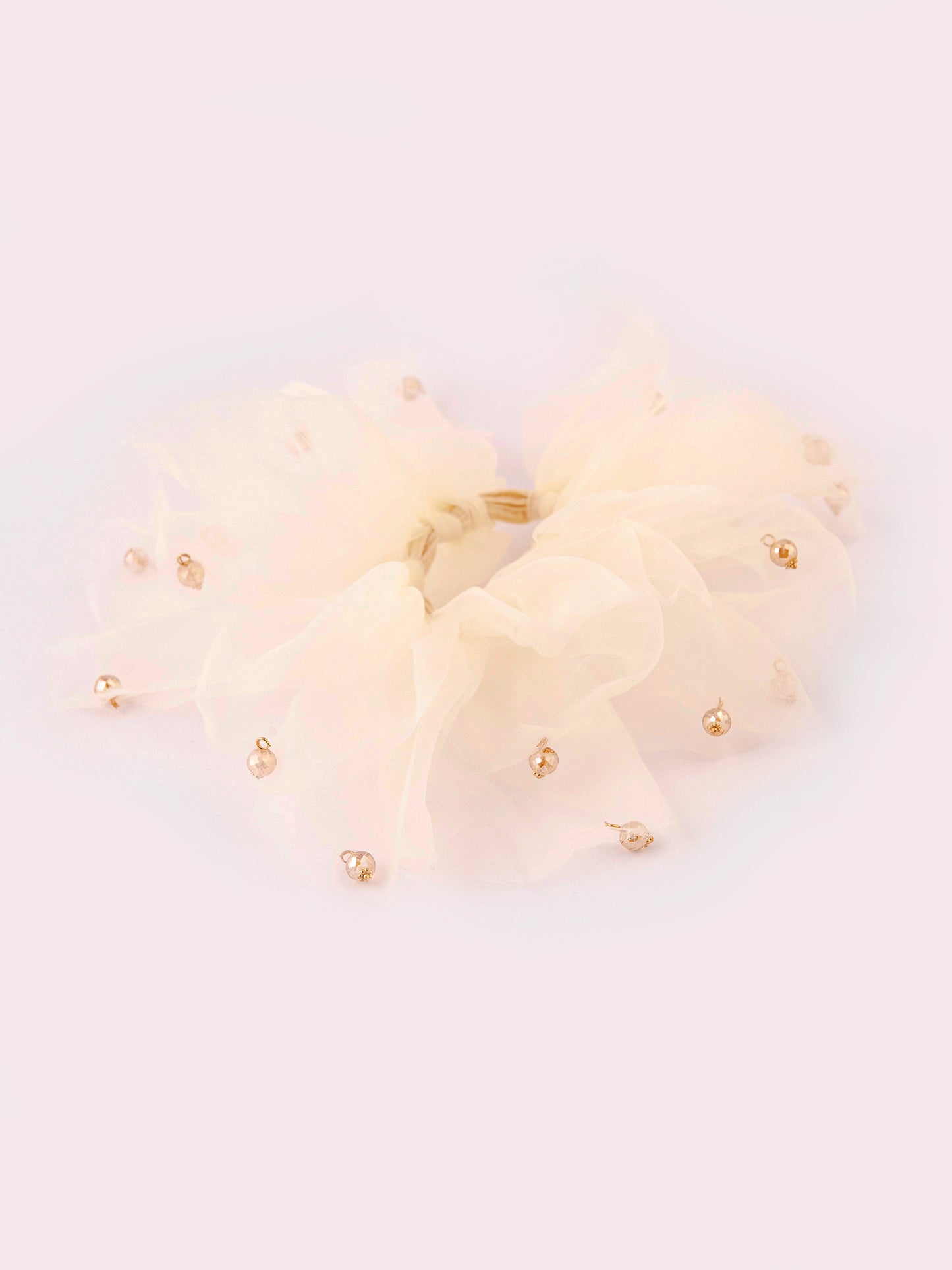 Crystal Embellished Scrunchie – Limelightpk