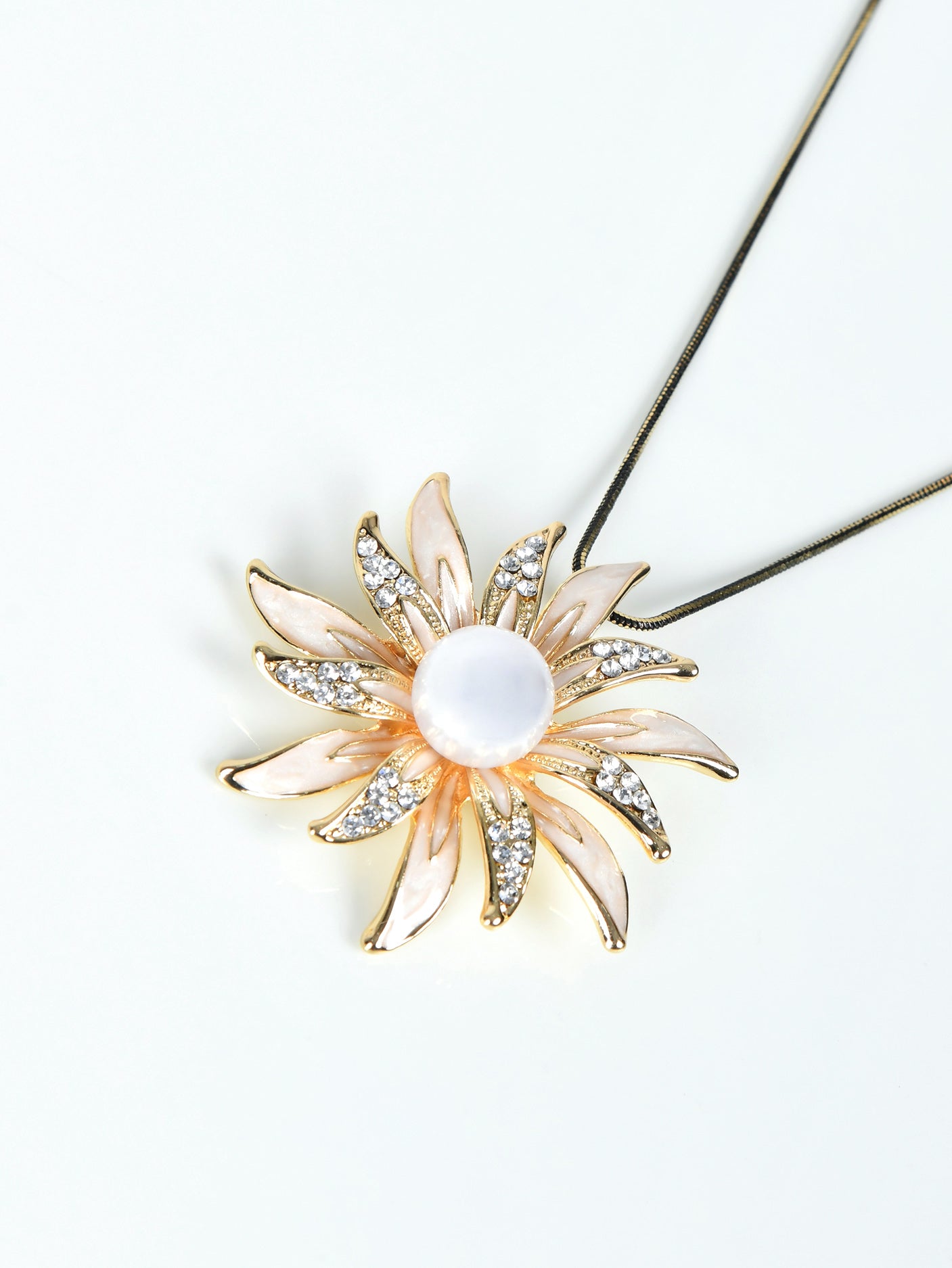 Long Flower Necklace – Limelightpk