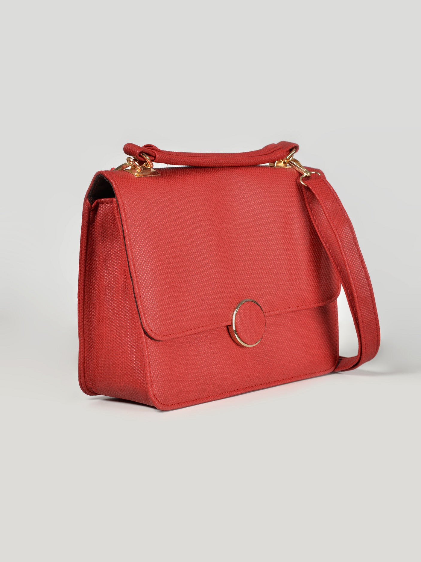 Textured Square Handbag – Limelightpk